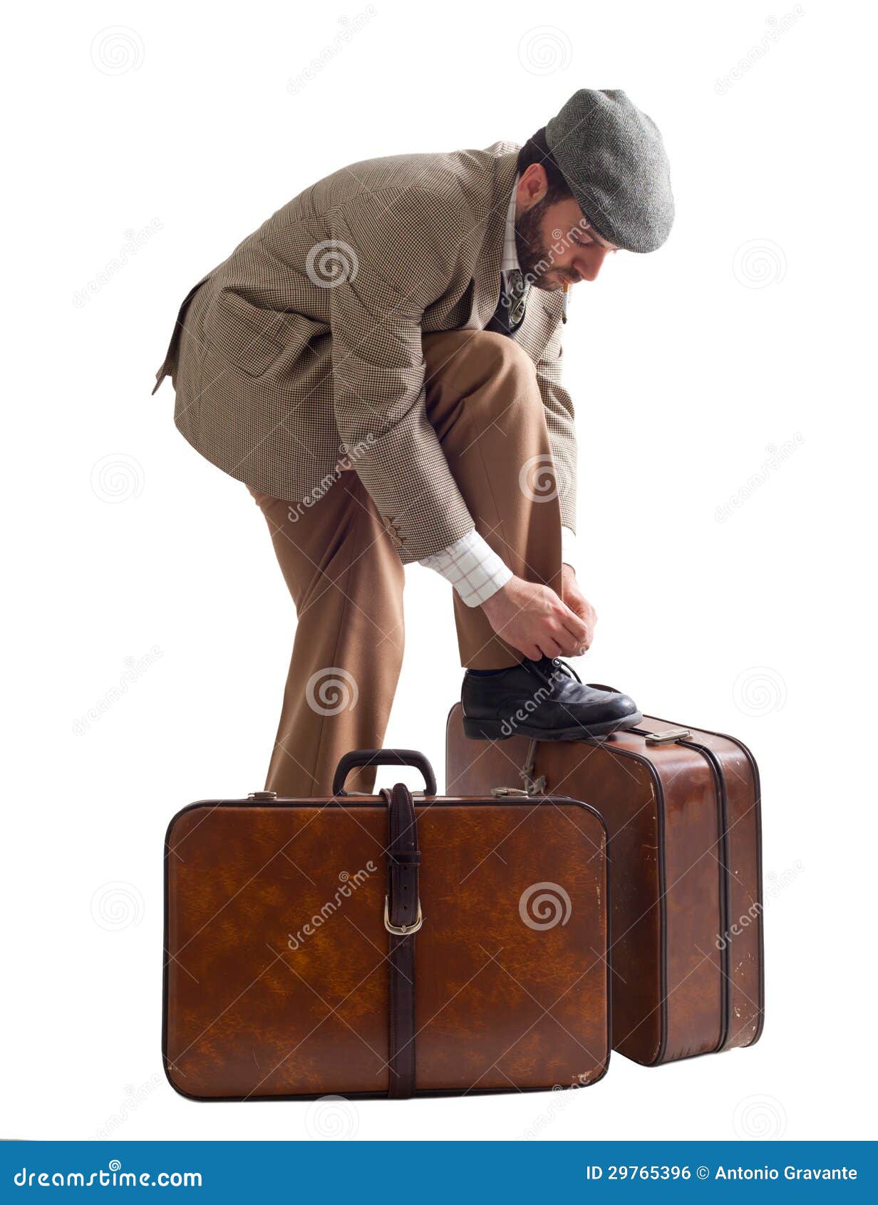 Emigrant stock photo. Image of america, suitcases, emigration - 29765396