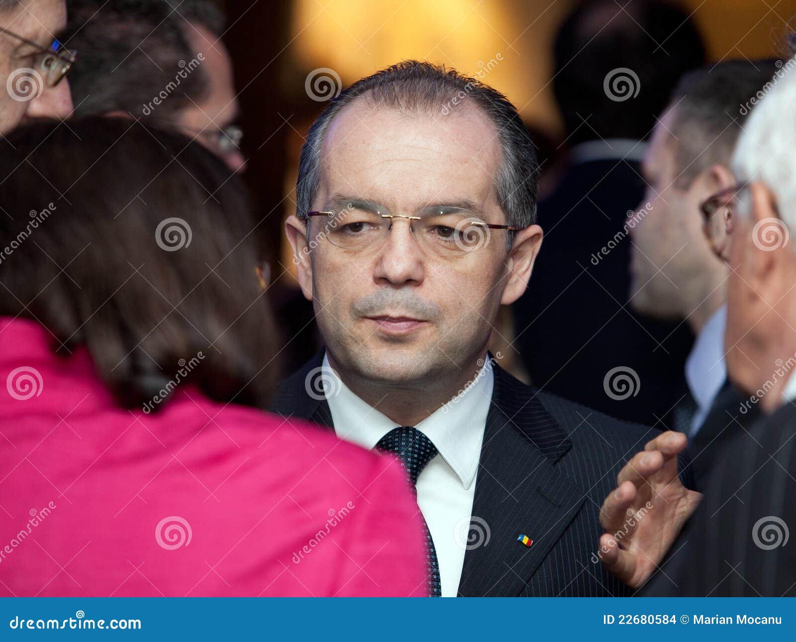 Emil Boc editorial stock image. Image of background, vertical - 22680584