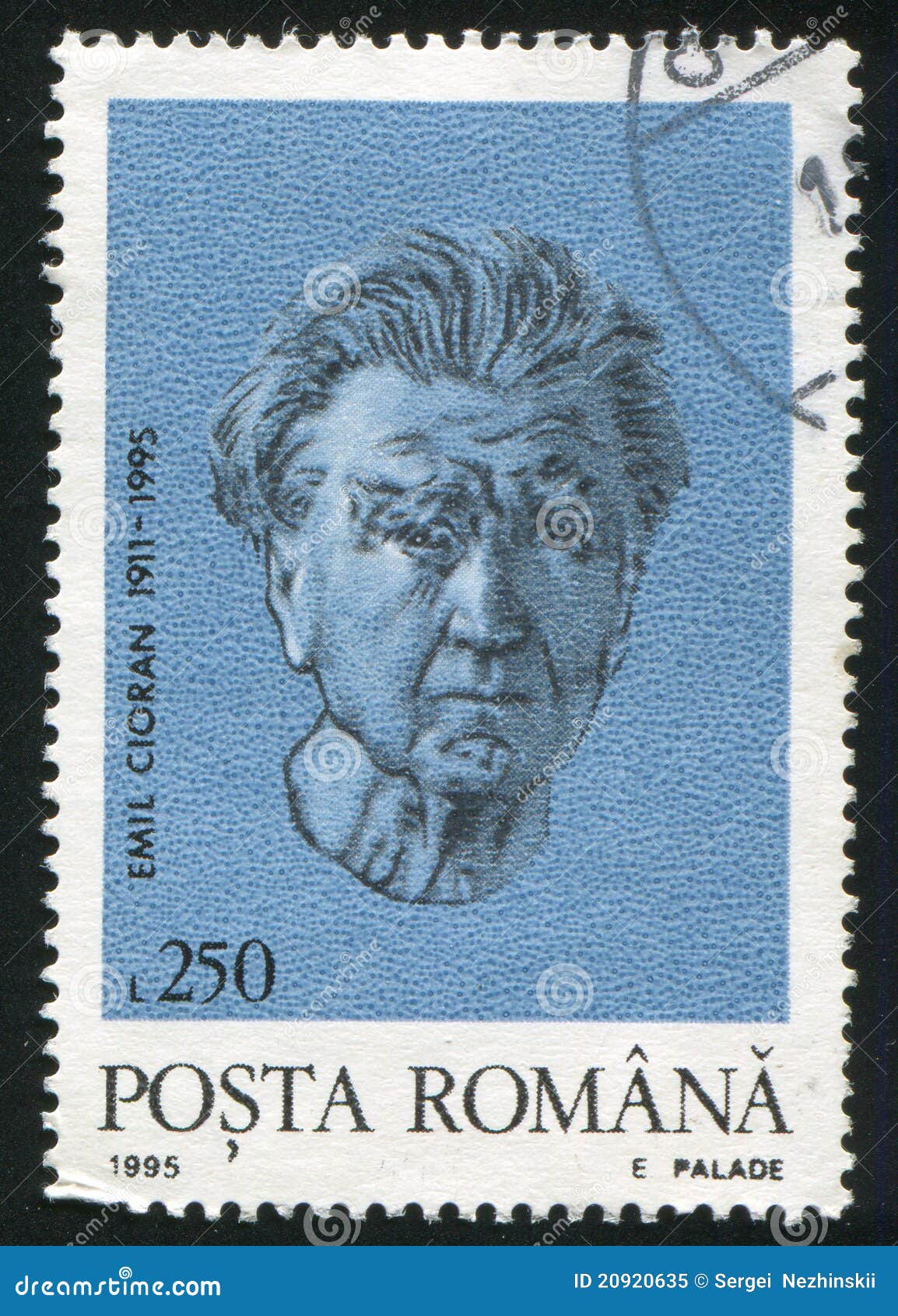Emil Cioran editorial image. Image of postcard, stamp - 20920635