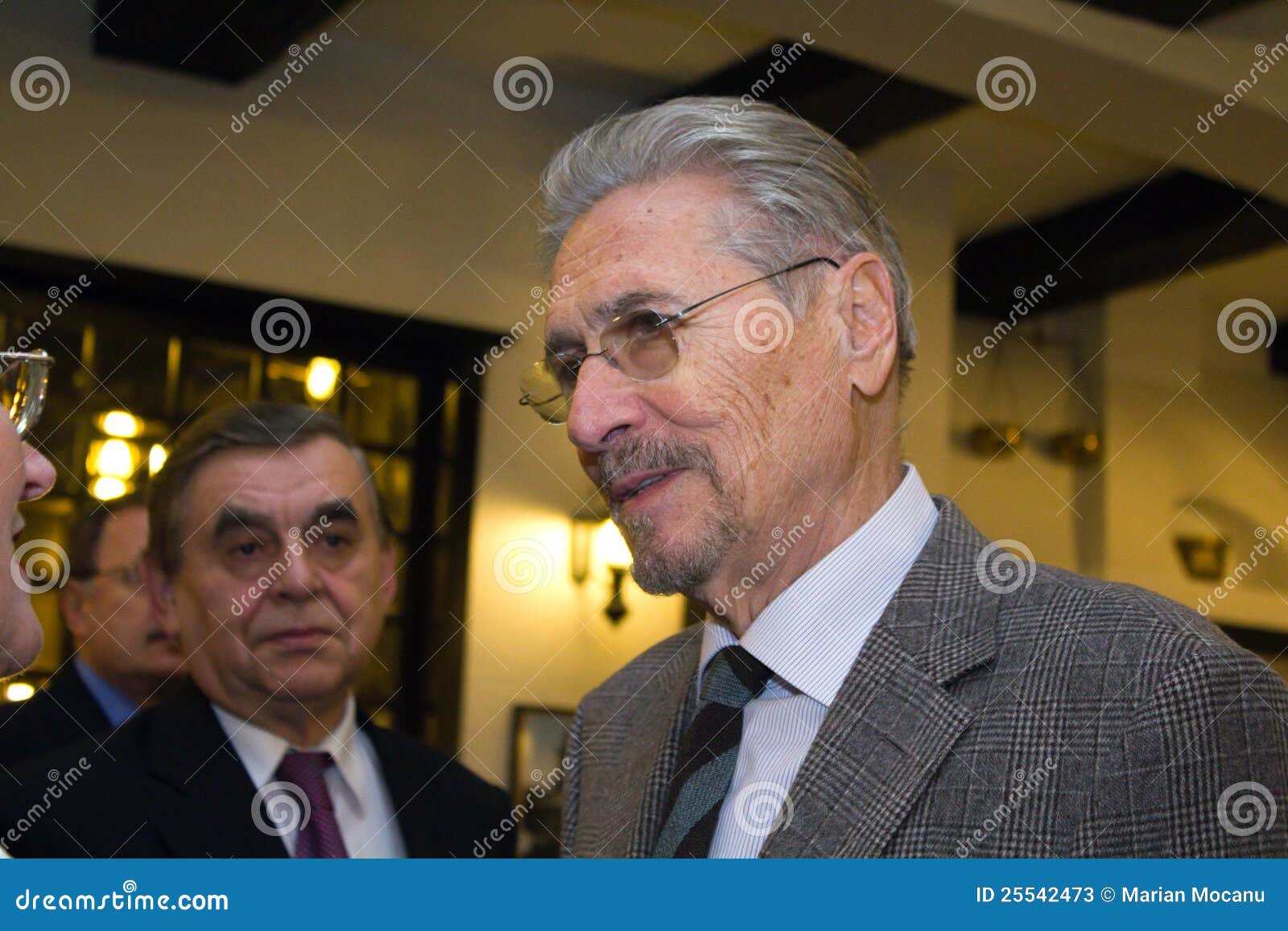 Emil Constantinescu editorial stock photo. Image of president - 25542473