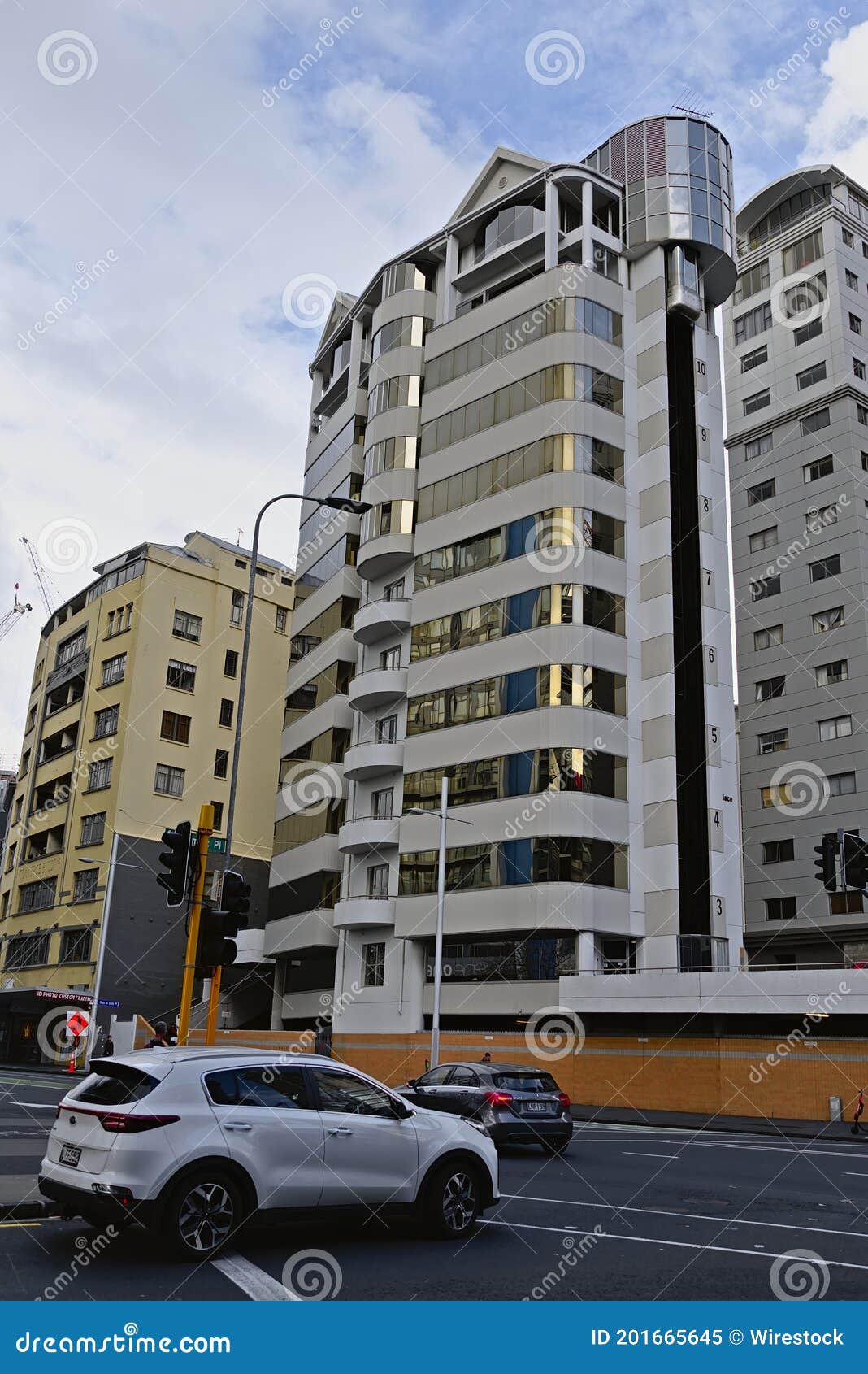 2 Emily Place Apartment Building with Reflective Windows and Outdoor ...