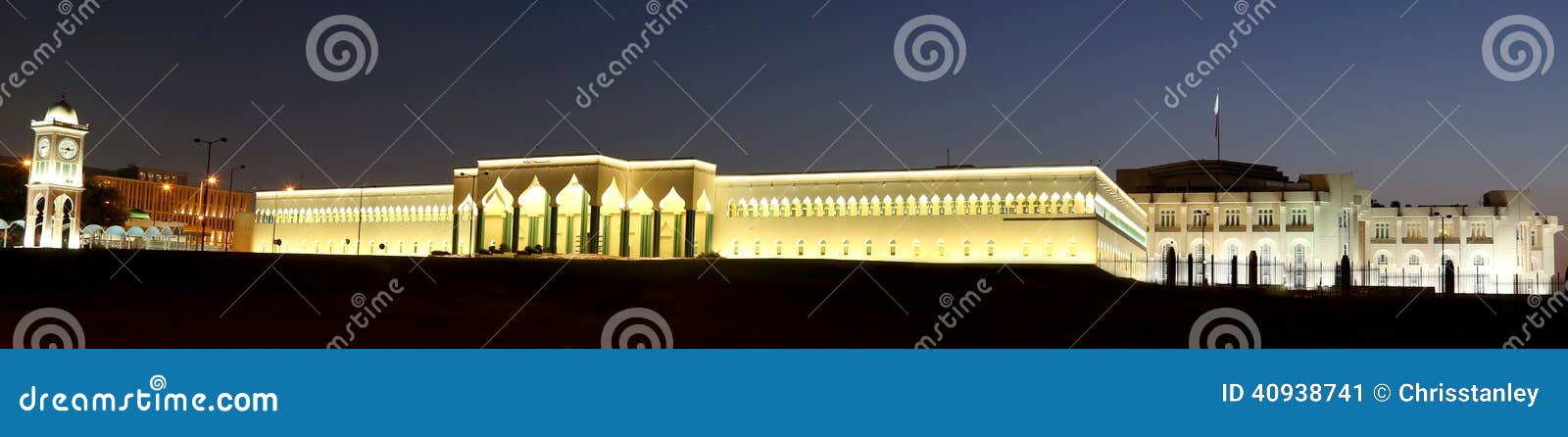 Emir s palace Doha, Qatar stock image. Image of emerate - 40938741