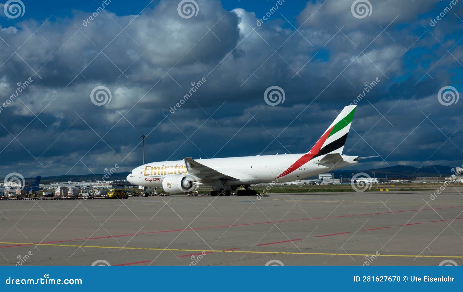 Emirates Sky Cargo Boeing 777 Cargo Air Plane Editorial Image - Image ...