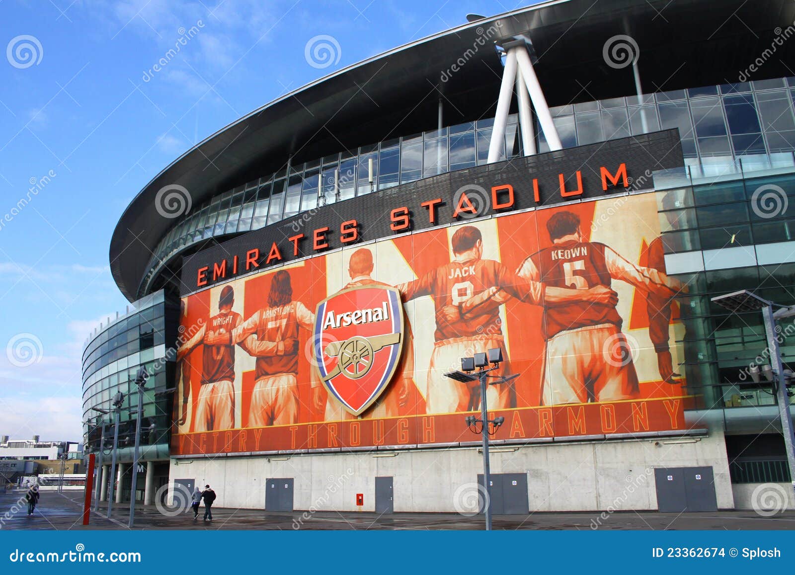 Emirates stadium editorial stock image. Image of london - 23362674