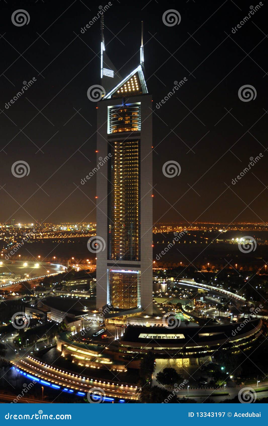 Emirates Towers In Dubai Royalty-Free Stock Image | CartoonDealer.com ...
