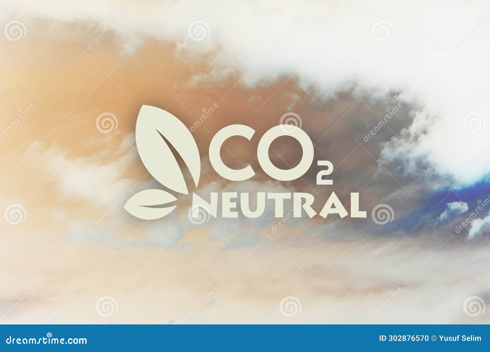 Reducing CO2 Emissions To Stop Climate Change Sign Stock Photo - Image ...