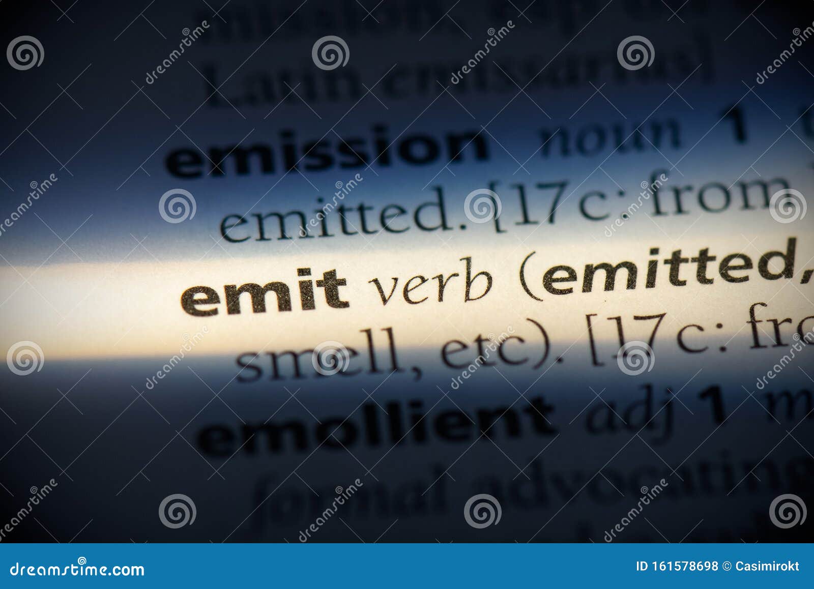 Emit stock photo. Image of education, detail, idea, closeup - 161578698