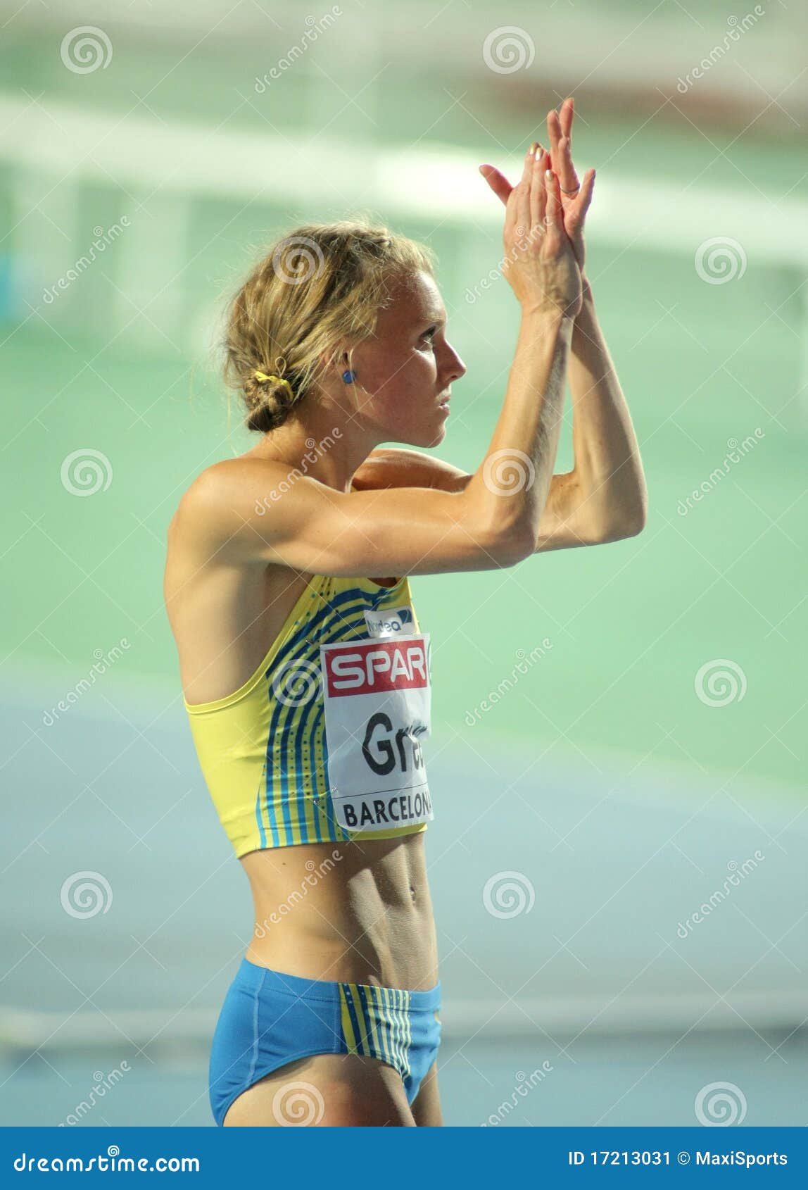 Emma Green van Zweden redactionele foto. Image of sprong - 17213031