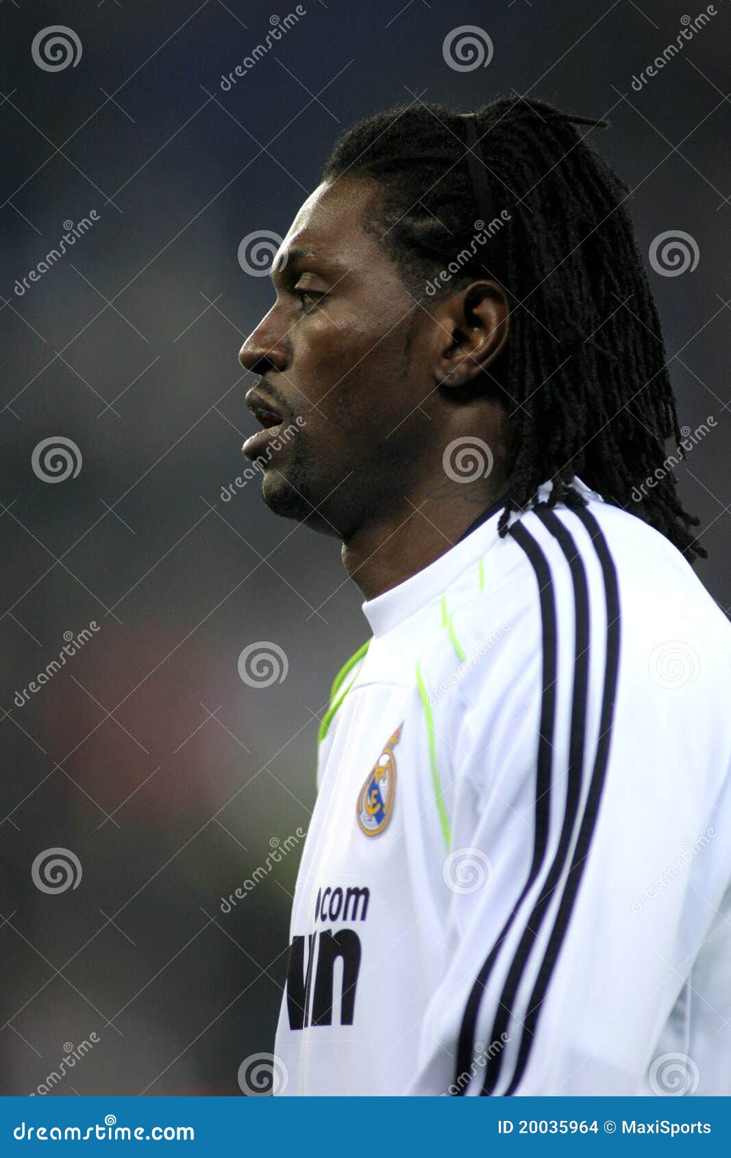 Emmanuel Adebayor of Real Madrid Editorial Stock Image - Image of ...
