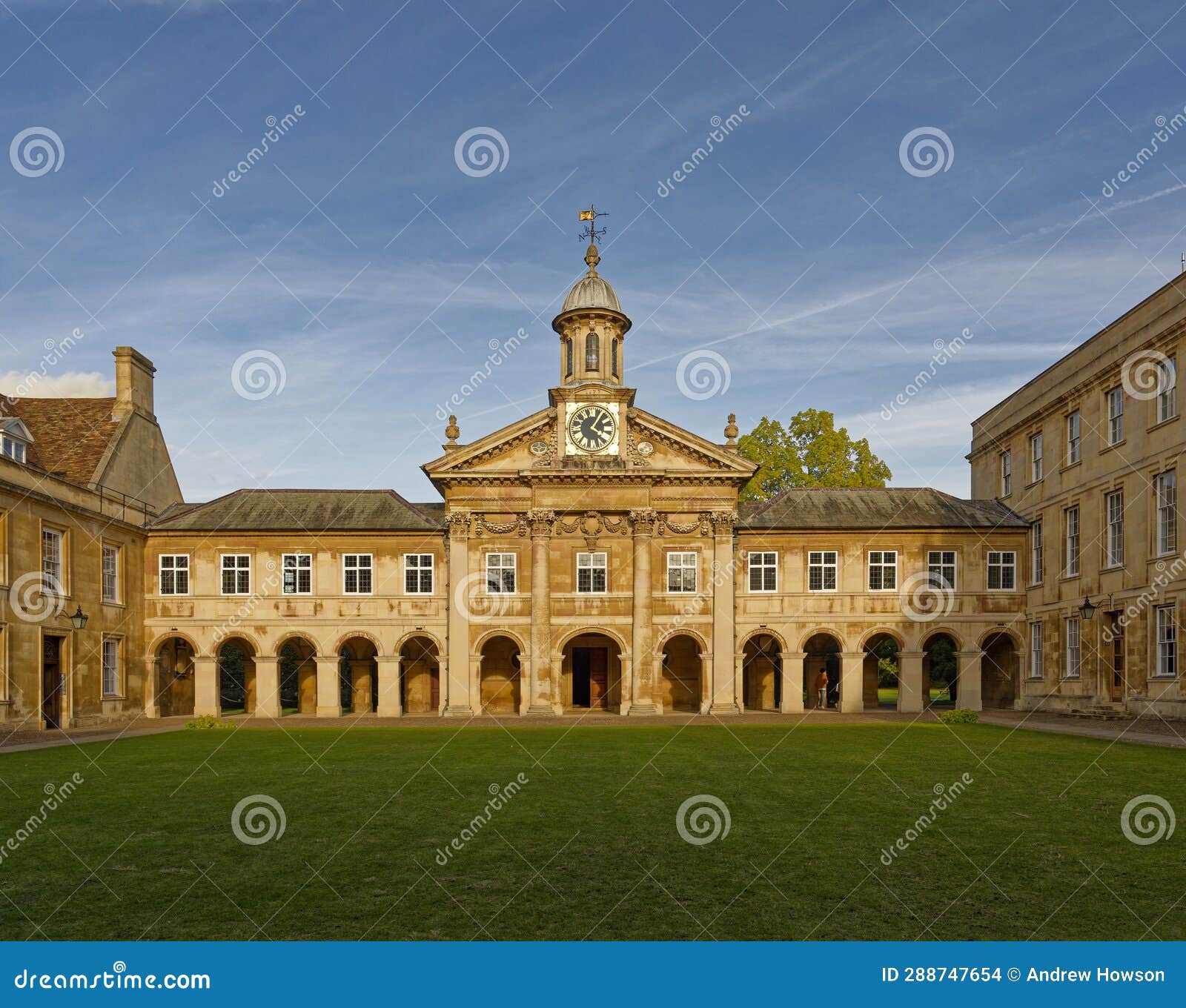 Emmanuel College stock photo. Image of skies, university - 288747654