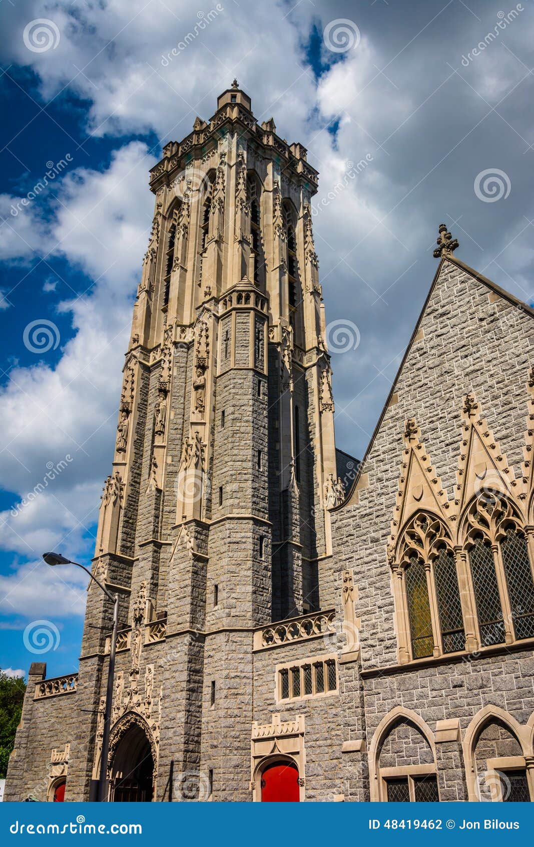 Emmanuel Episcopal Church in Baltimore, Maryland. Stock Photo - Image ...