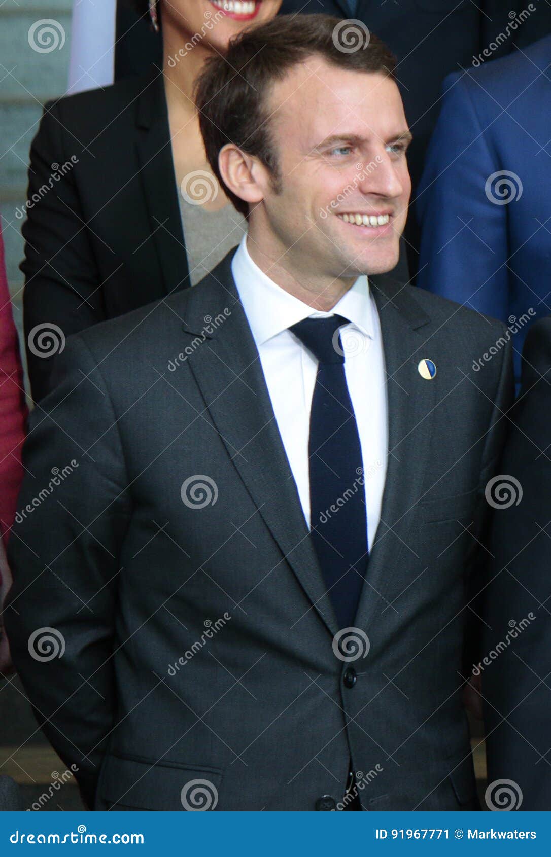 Emmanuel Macron photo éditorial. Image du politicien - 91967771