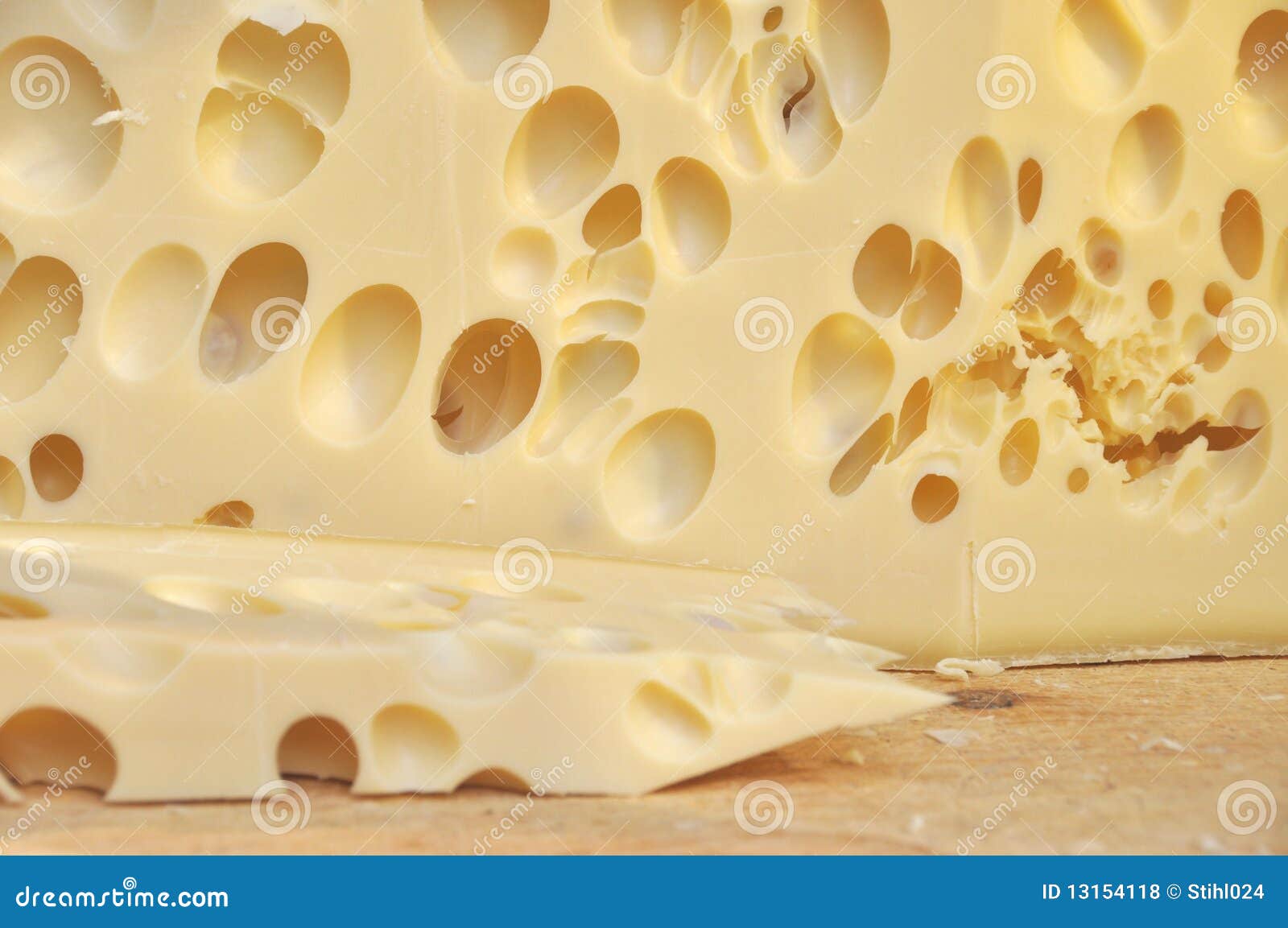 Emmentaler cheese stock photo. Image of surface, yellow - 13154118