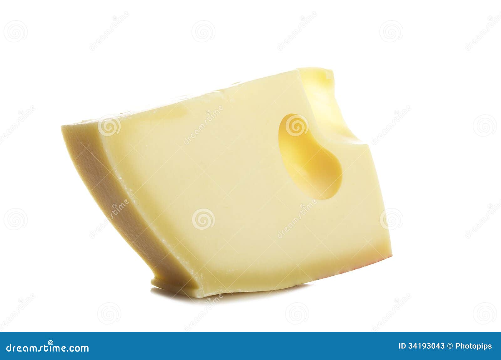 Emmenthal cheese stock image. Image of hole, foodstuff - 34193043