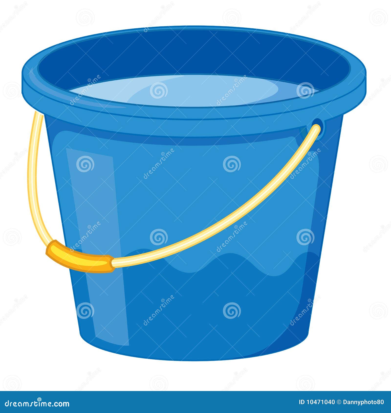 Emmer vector illustratie. Illustration of water, blauw - 10471040