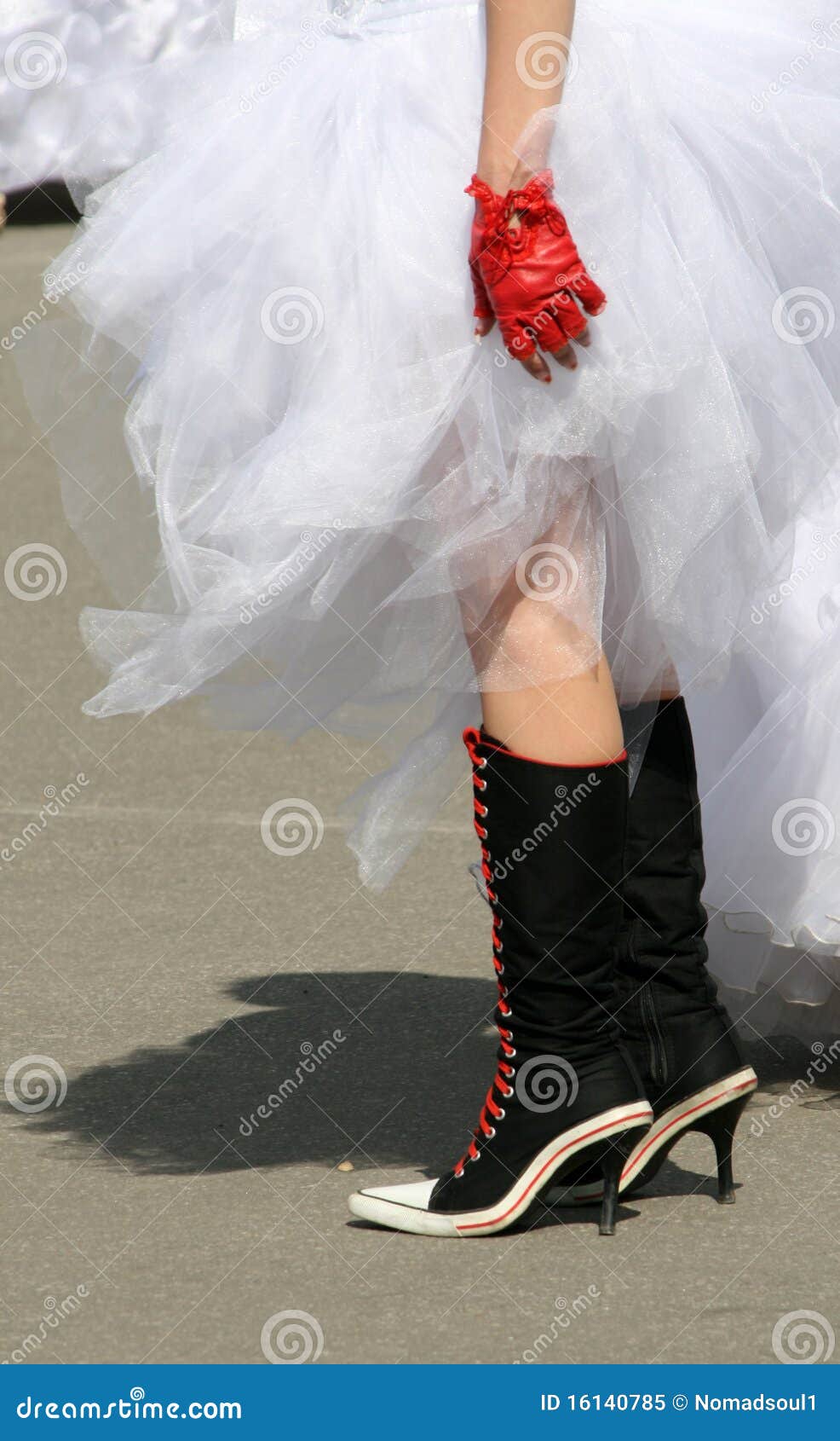 Emo bride stock image. Image of macabre, fashion, romantic - 16140785