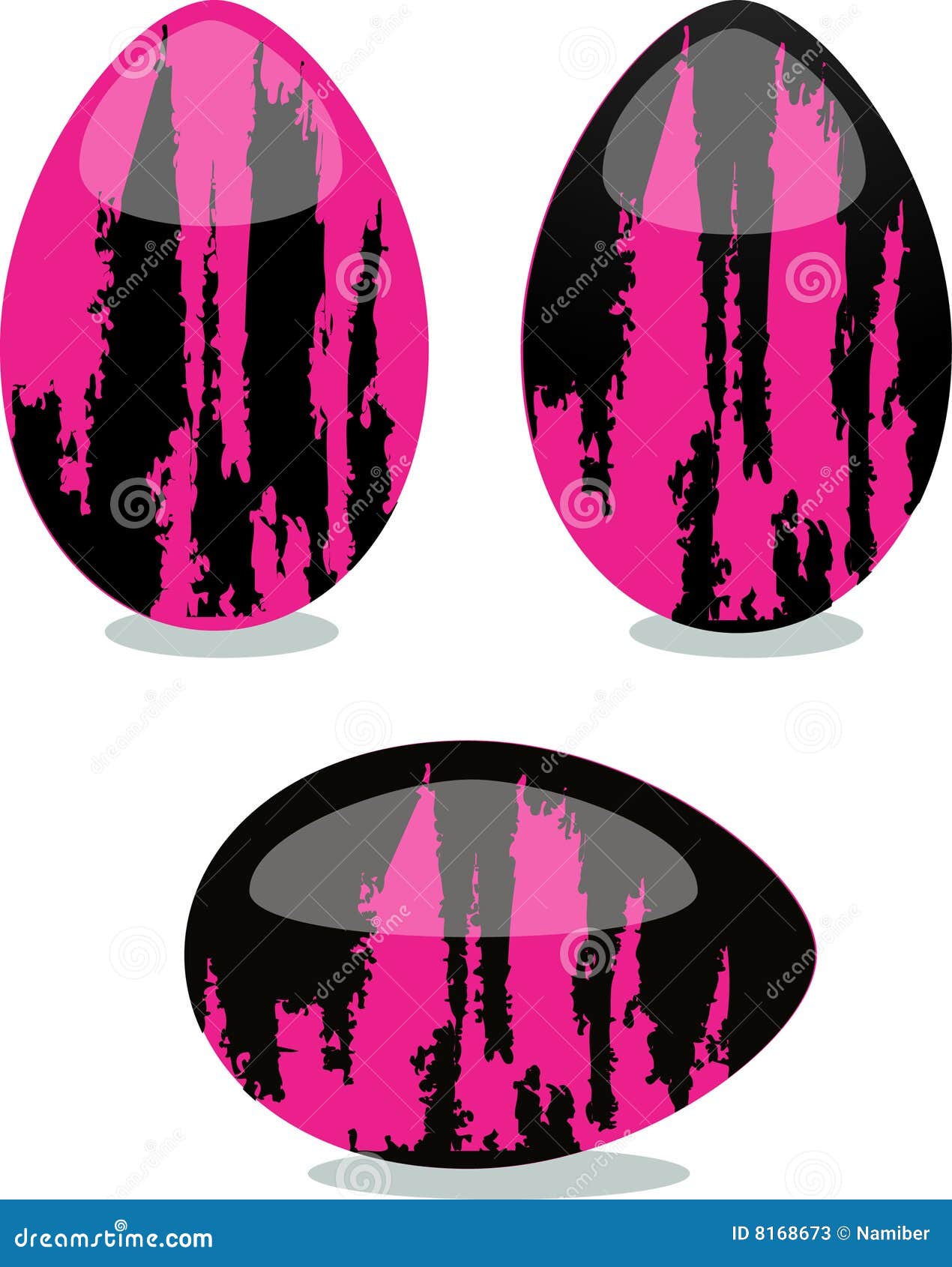 Emo easter eggs vector stock vector. Illustration of symbol - 8168673