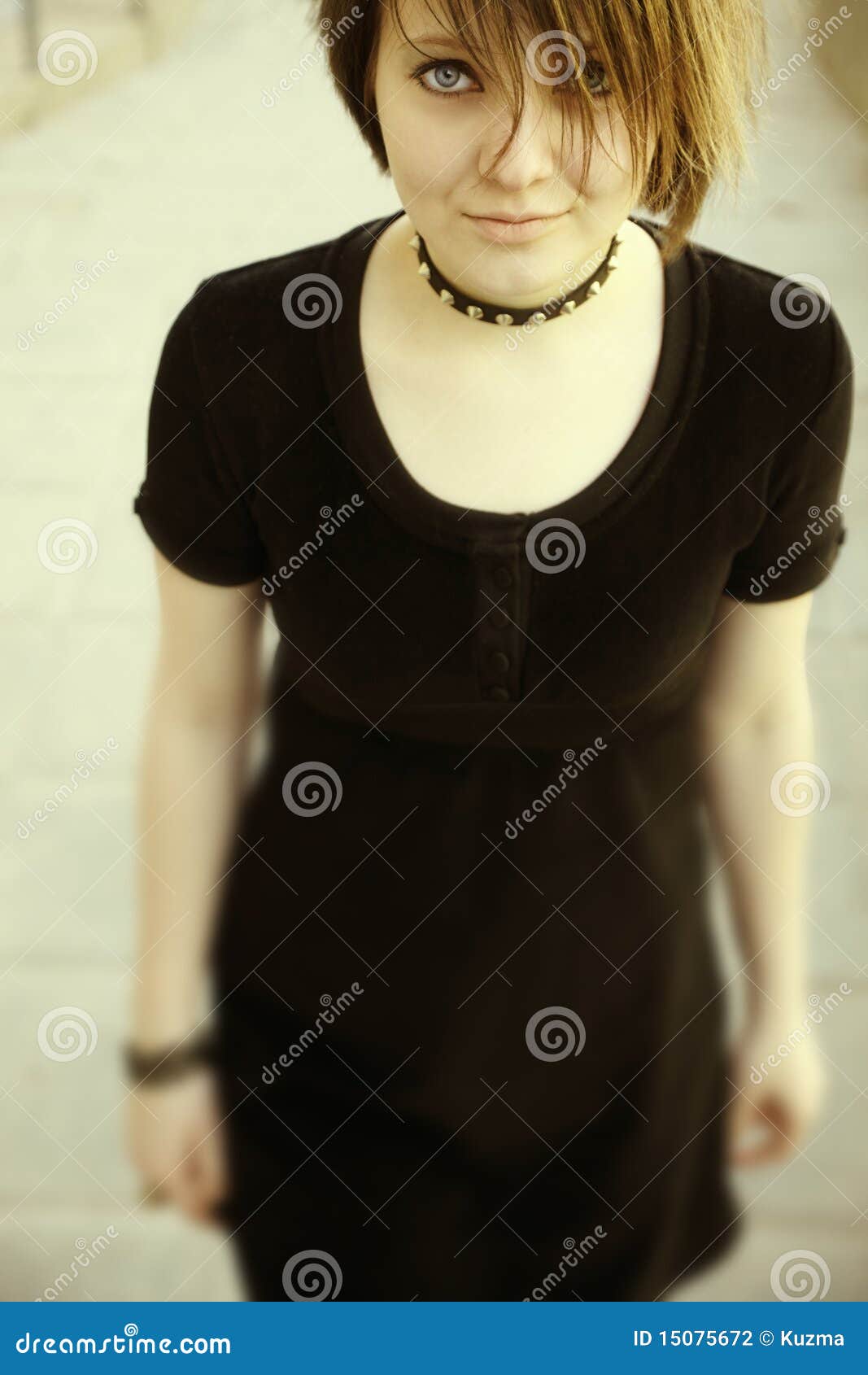 Emo girl stock photo. Image of fashion, elegance, beautiful - 15075672