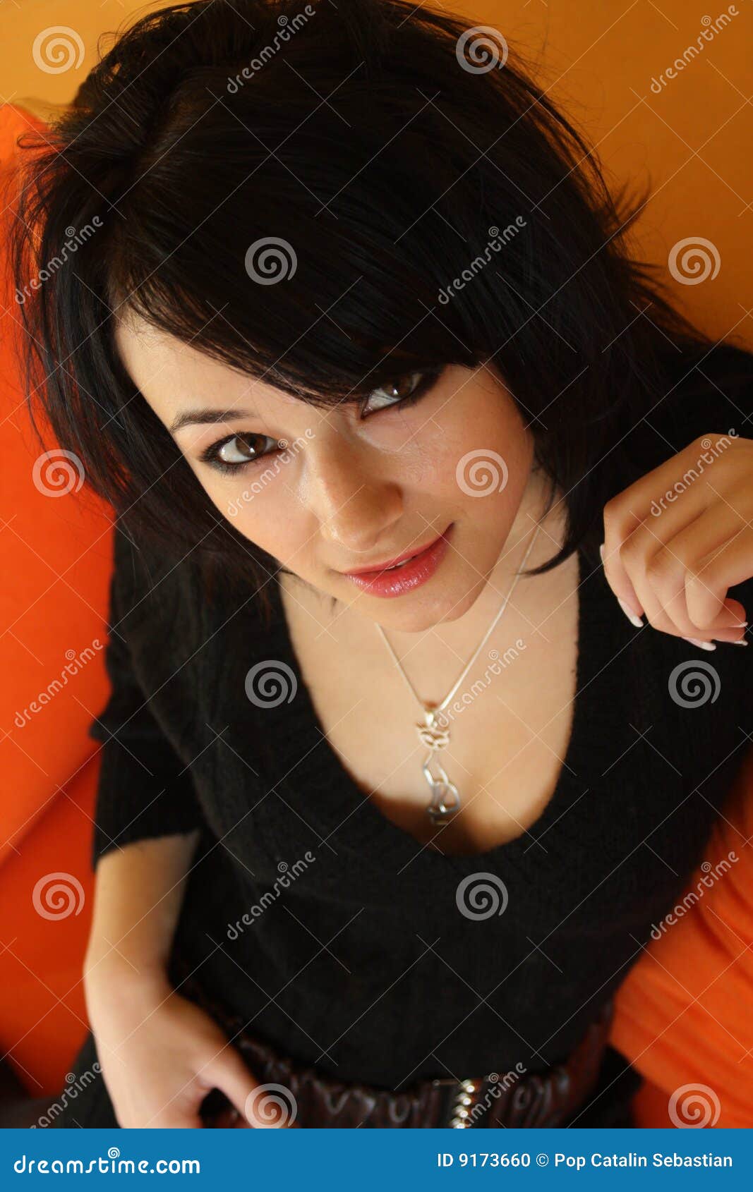 Emo girl portrait stock photo. Image of human, woman, portrait - 9173660