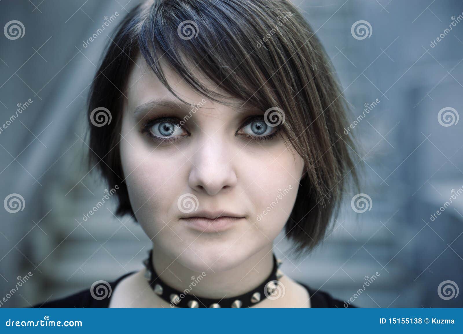 Emo or goth stock photo. Image of adolescence, goth, style - 15155138