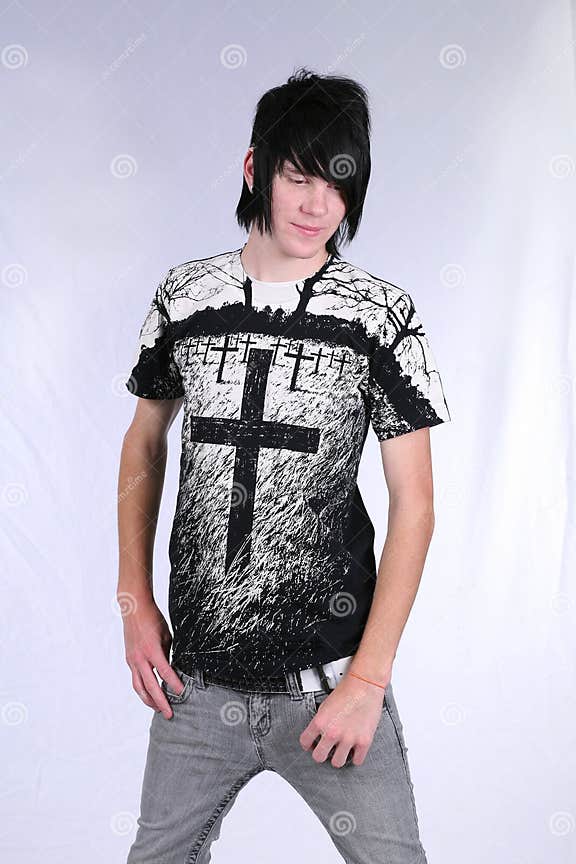 Emo Guy stock image. Image of guys, confident, expressions - 3212899