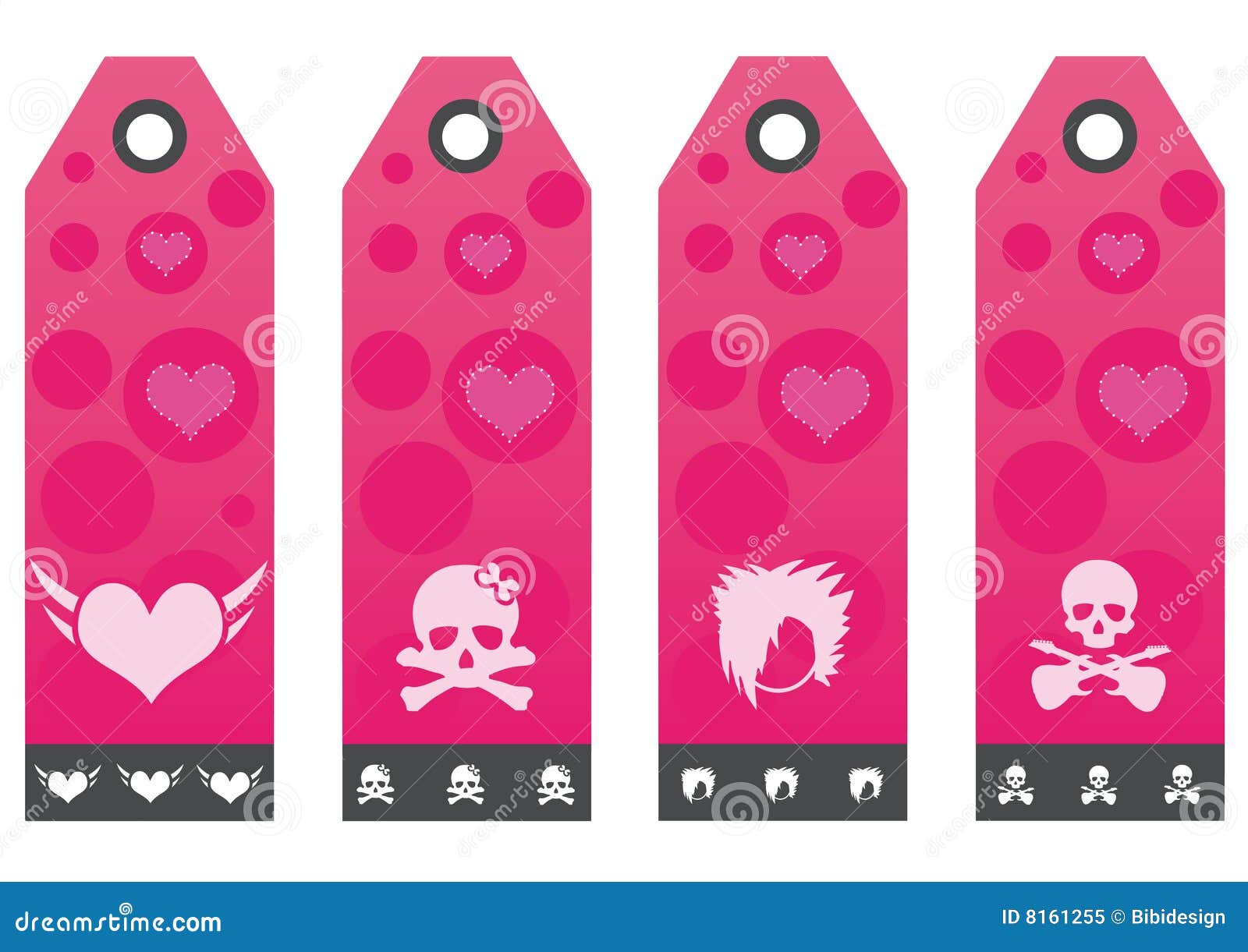 Emo Labels stock vector. Illustration of icons, adolescence - 8161255