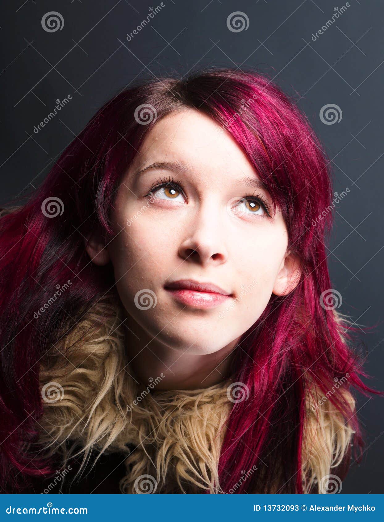 Emo look girl stock image. Image of creative, happy, freaky - 13732093