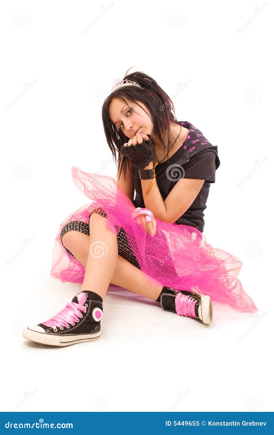Emo princess stock image. Image of party, glam, teenager - 5449655
