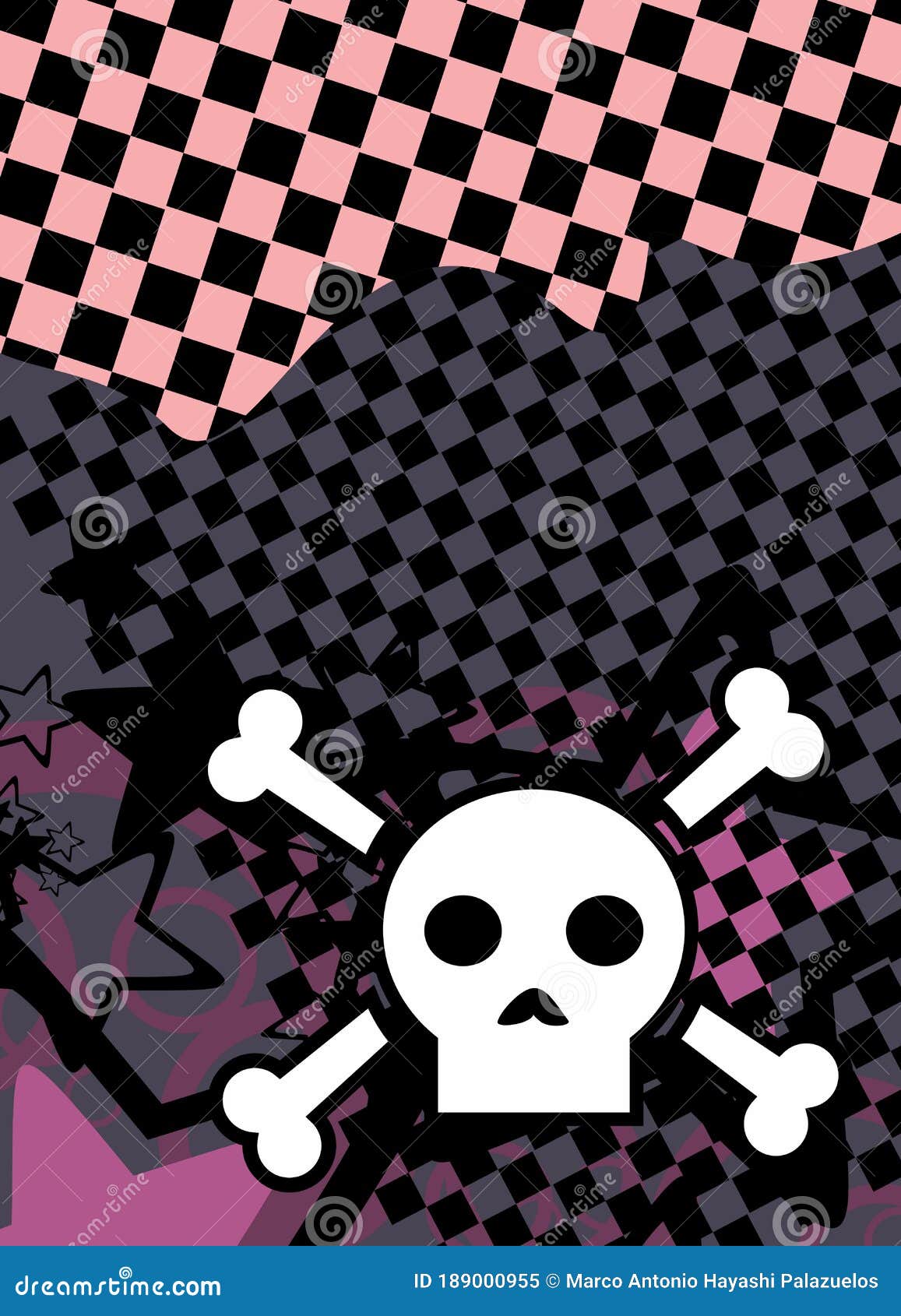 Cartoon Skull And Crossbones Wallpaper