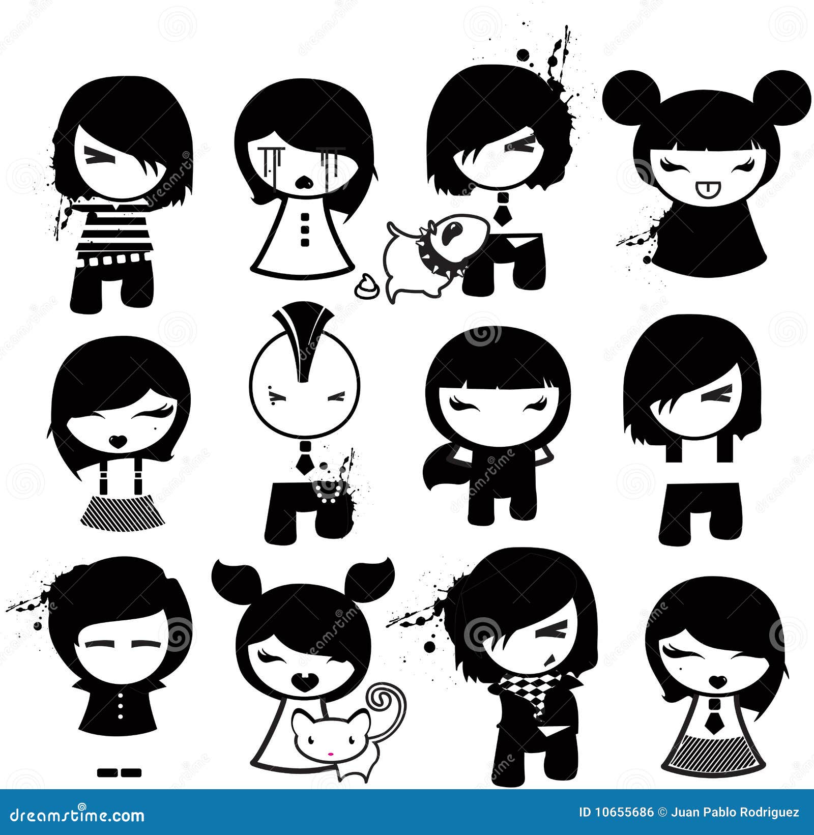 Emo Zeichen vektor abbildung. Illustration von auslegung - 10655686