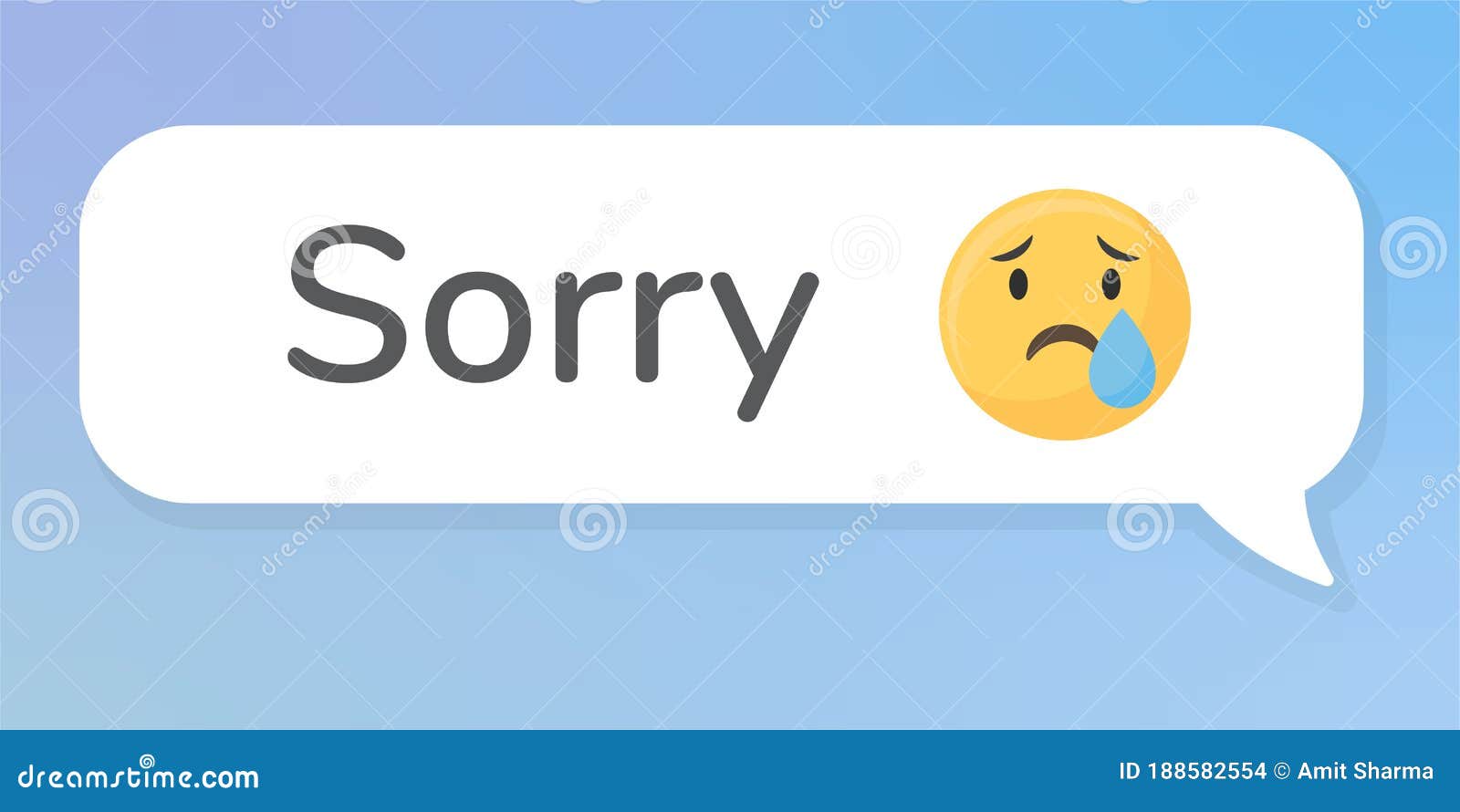 Sorry Emoticon Text
