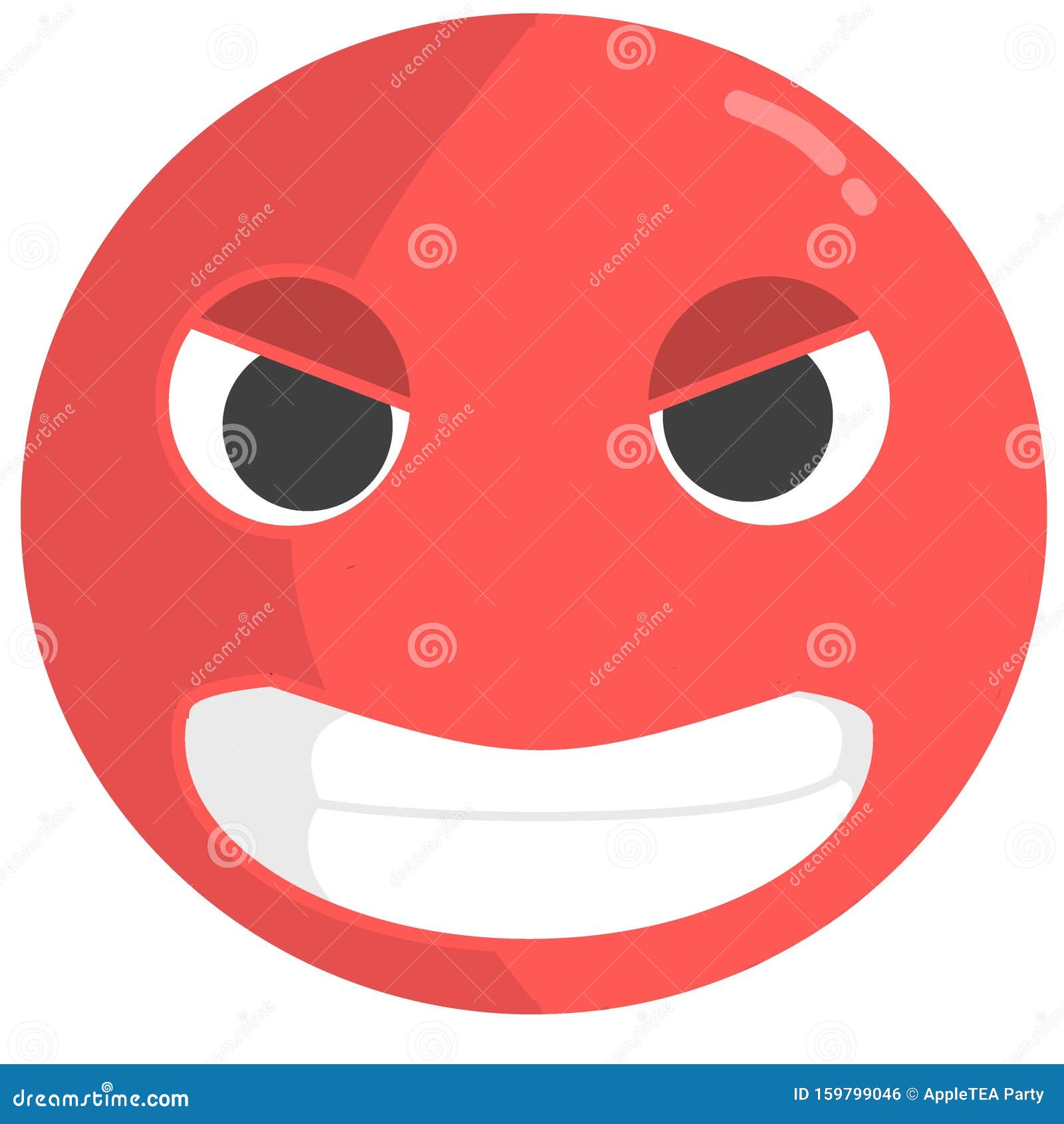 Emoji stock illustration. Illustration of emoji, face - 159799046