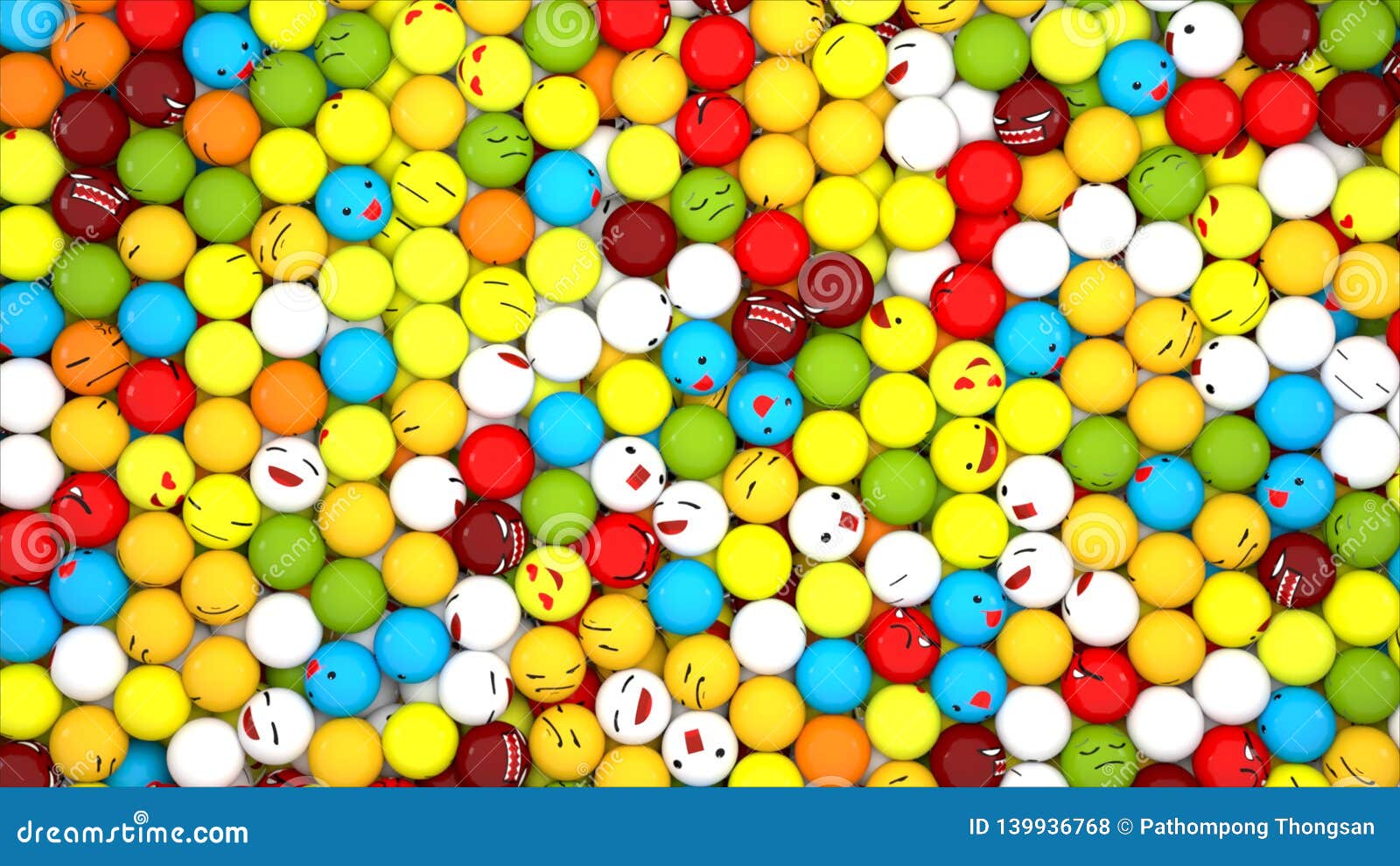 Emoji ball stock illustration. Illustration of pattern - 139936768
