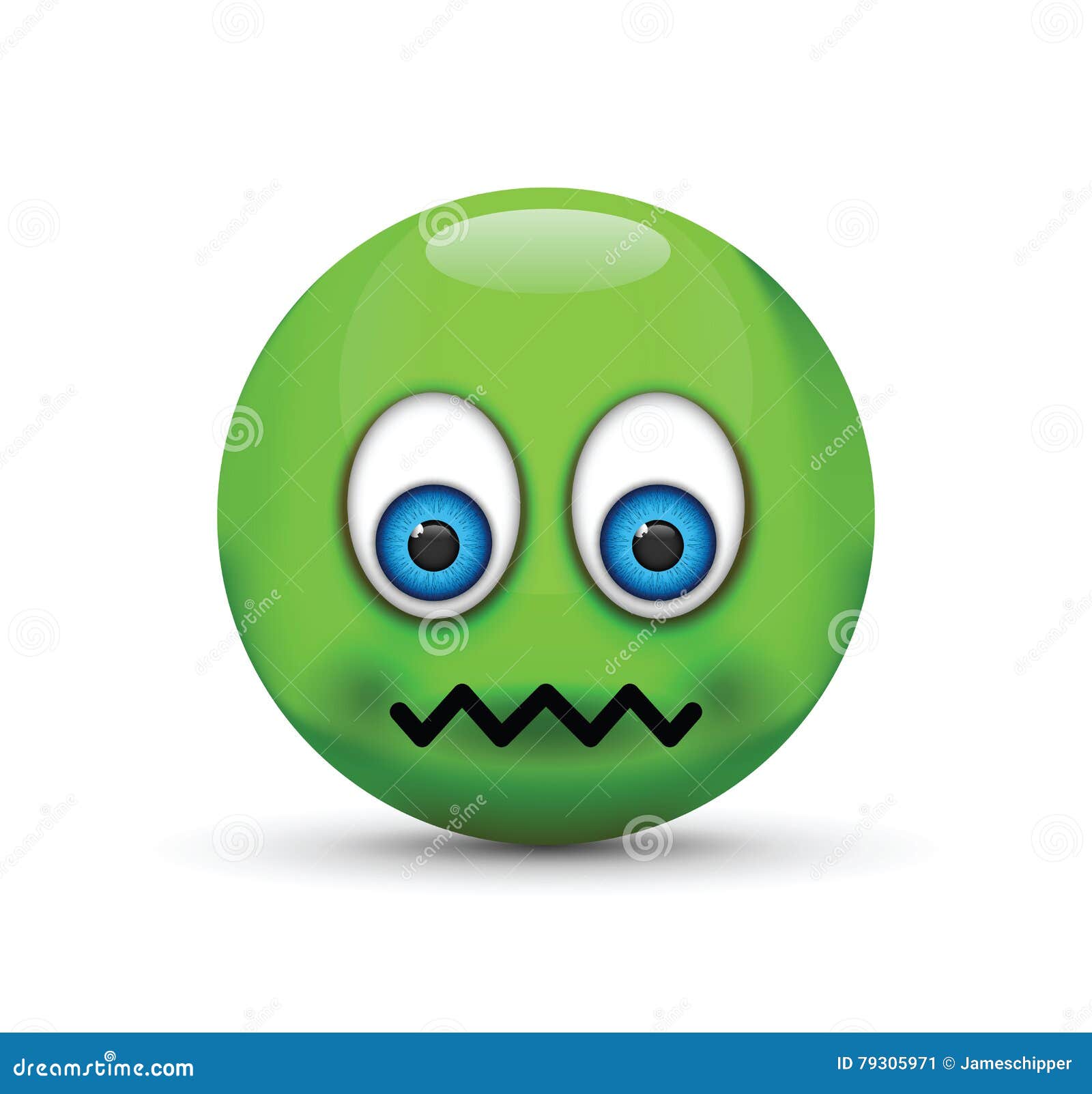 Emoji doente ilustração do vetor. Ilustração de mensagem - 79305971