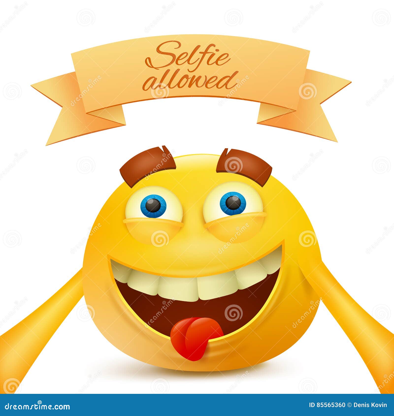 Smiley, Yellow Face With Emotions.Realistic Emoji. Sad Or Happy,angry ...
