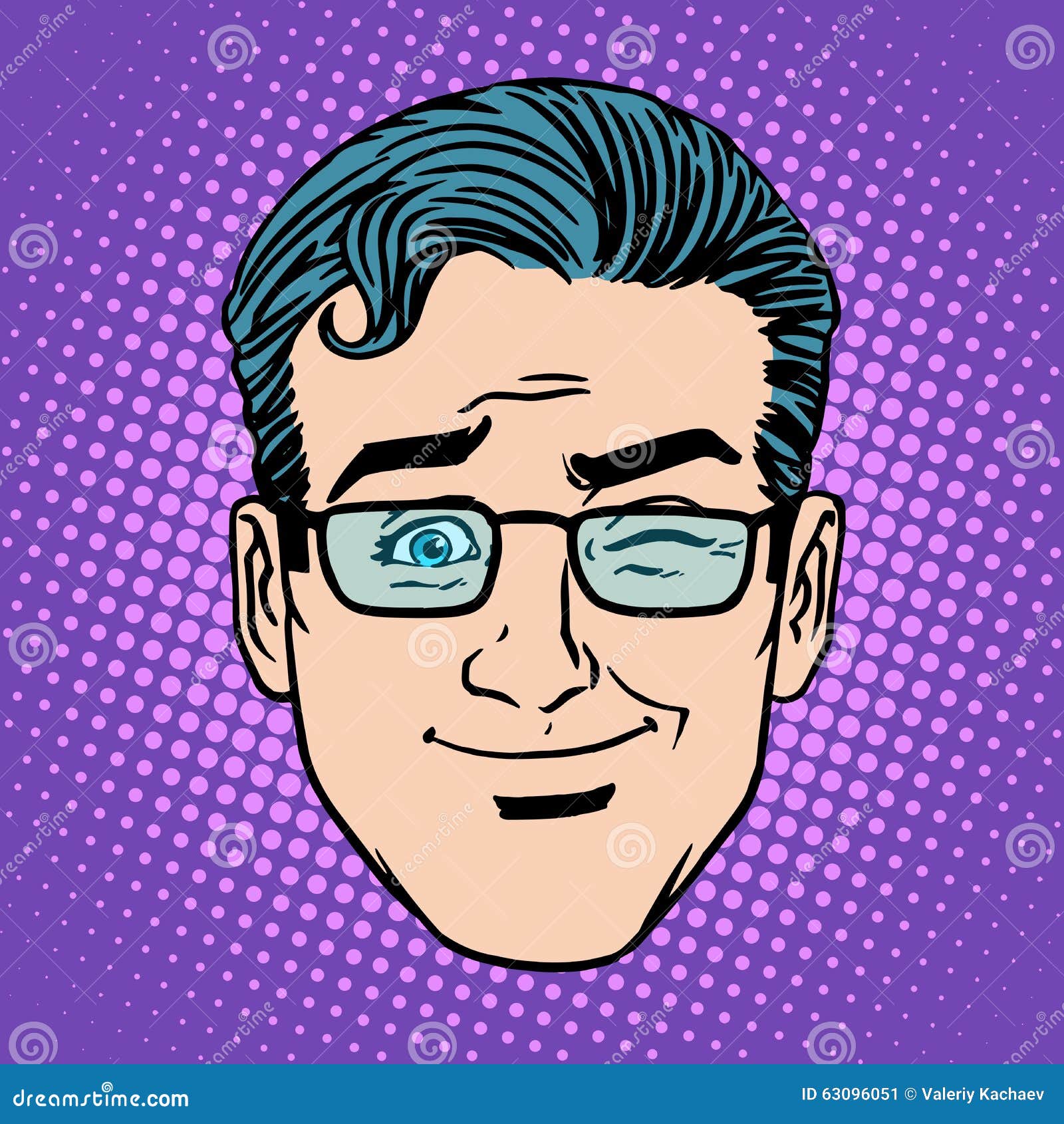 Man Wink Stock Illustrations – 1,986 Man Wink Stock Illustrations ...