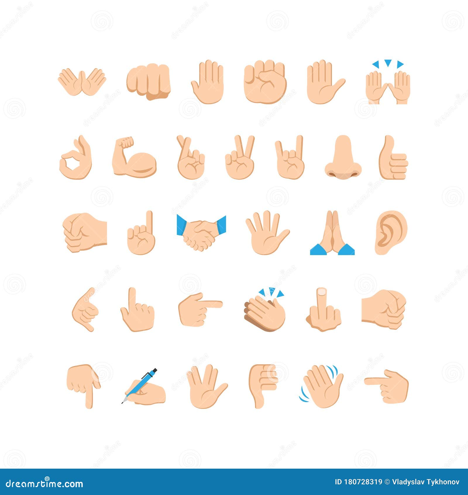 Emoji Hand Icons and Symbols Set. Hand Gestures and Signs. Vector EPS ... Emoji Hand Icons and Symbols Set. Hand Gestures and Signs. Vector EPS ...