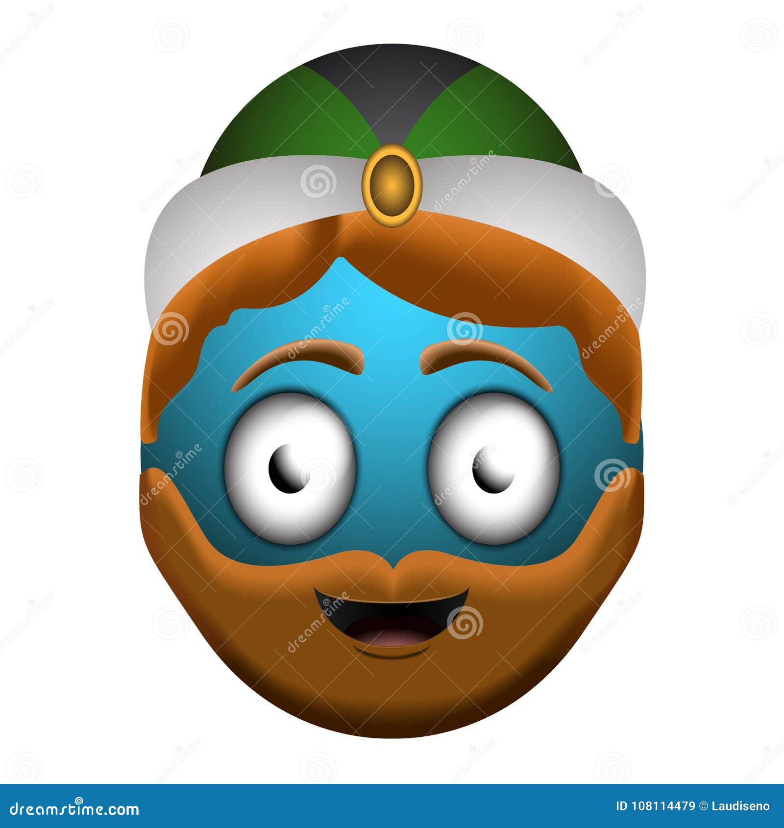 Emoji heureux de sage illustration de vecteur. Illustration du ...