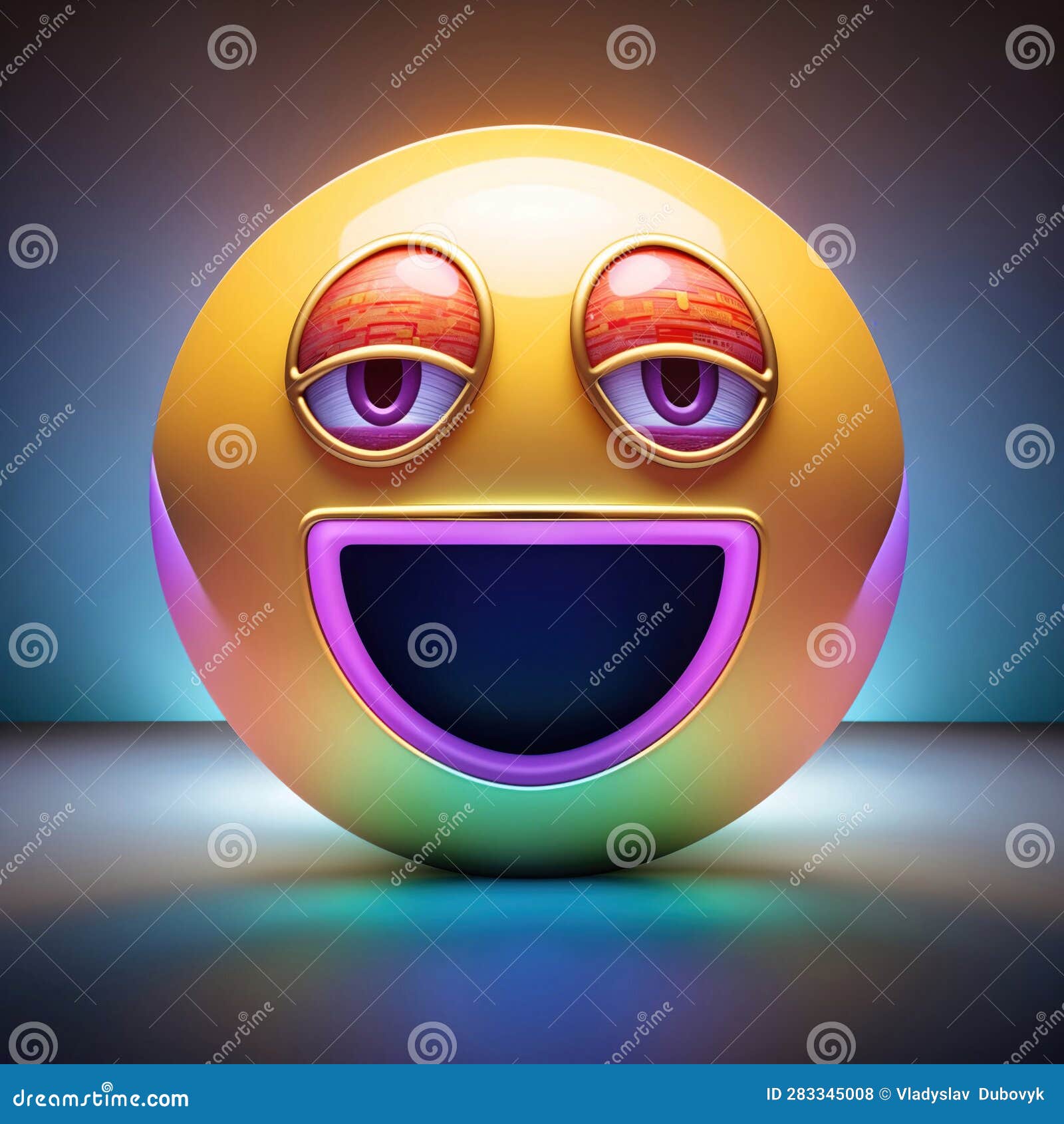Emoji Icon, Realistic and Detailed Representation Stock Illustration ...