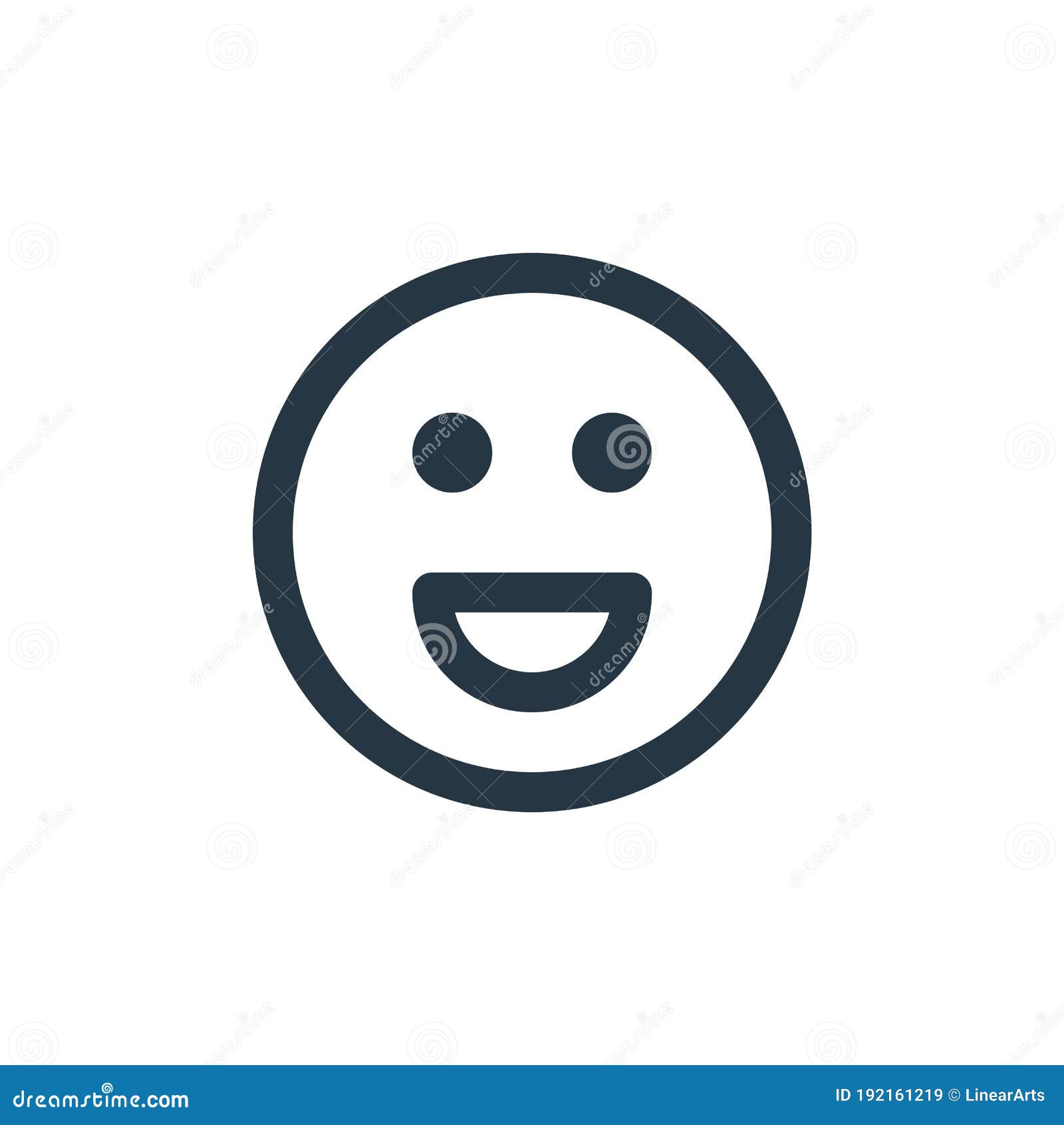 Emoji Icon Vector from Email Ui Concept. Thin Line Illustration of ...