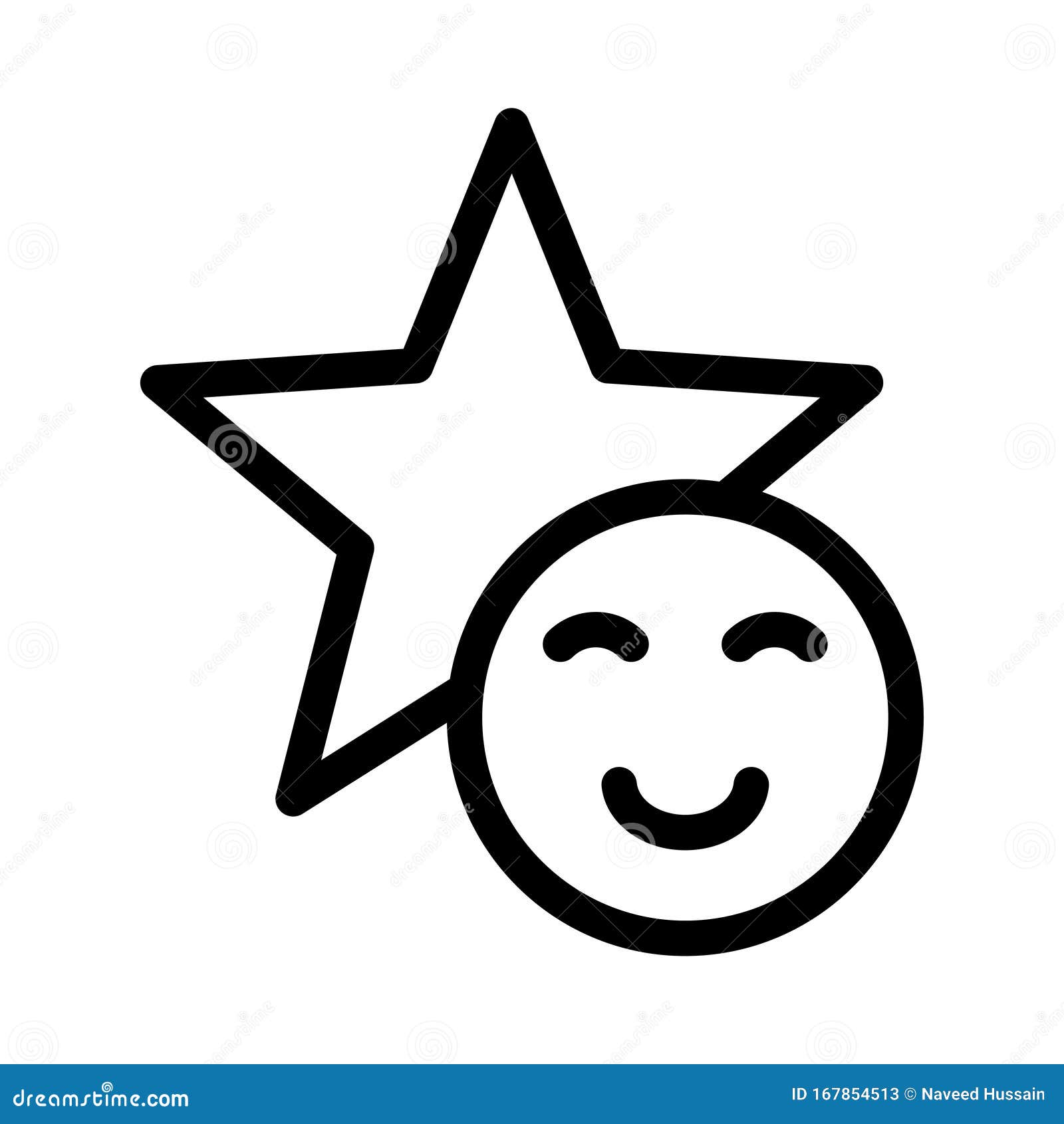 Emoji Vector Thin Line Icon Stock Illustration - Illustration of cute ...