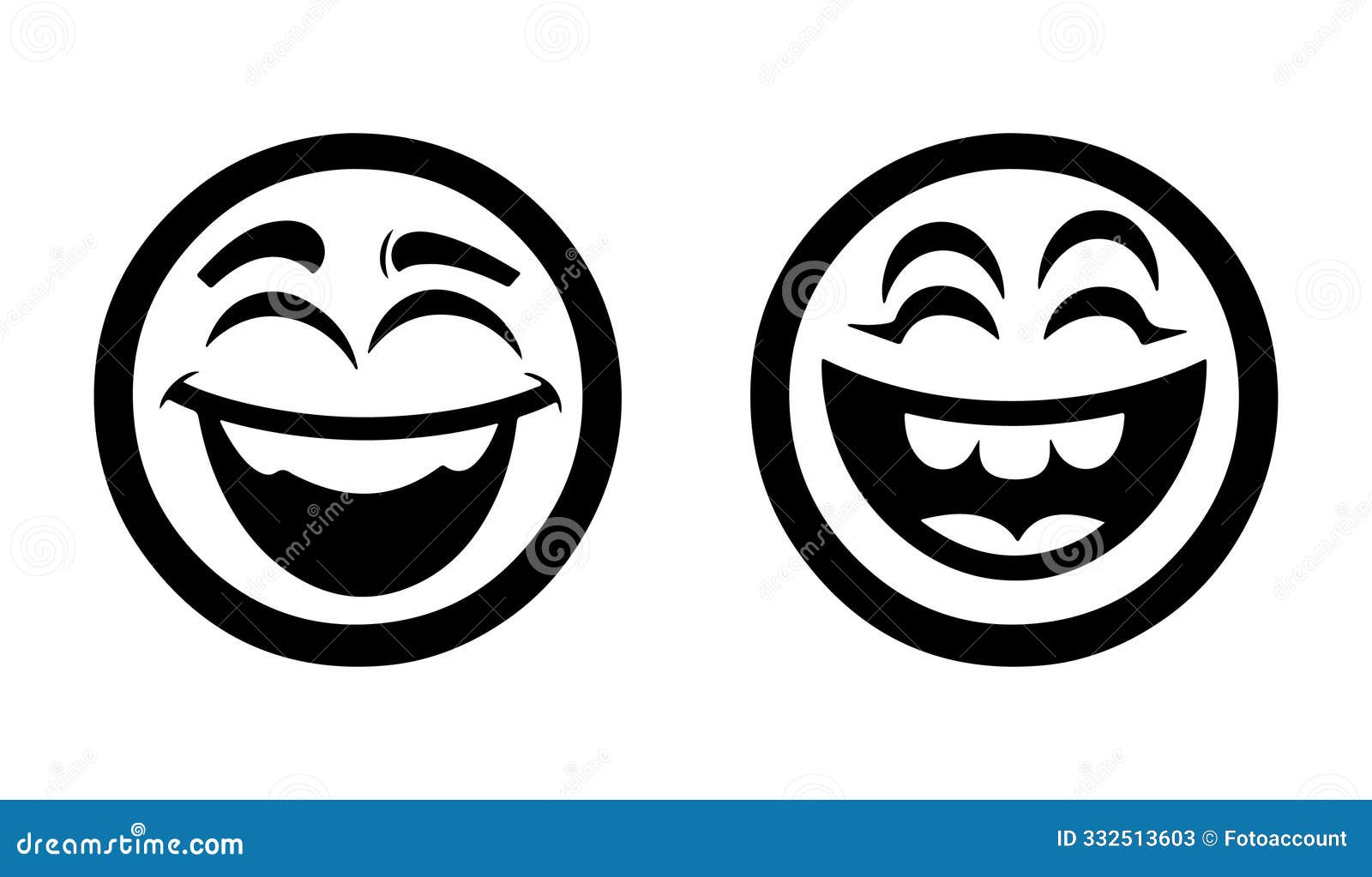 Emoji Icons Set - Different Vector Illustrations Isolated on White ...