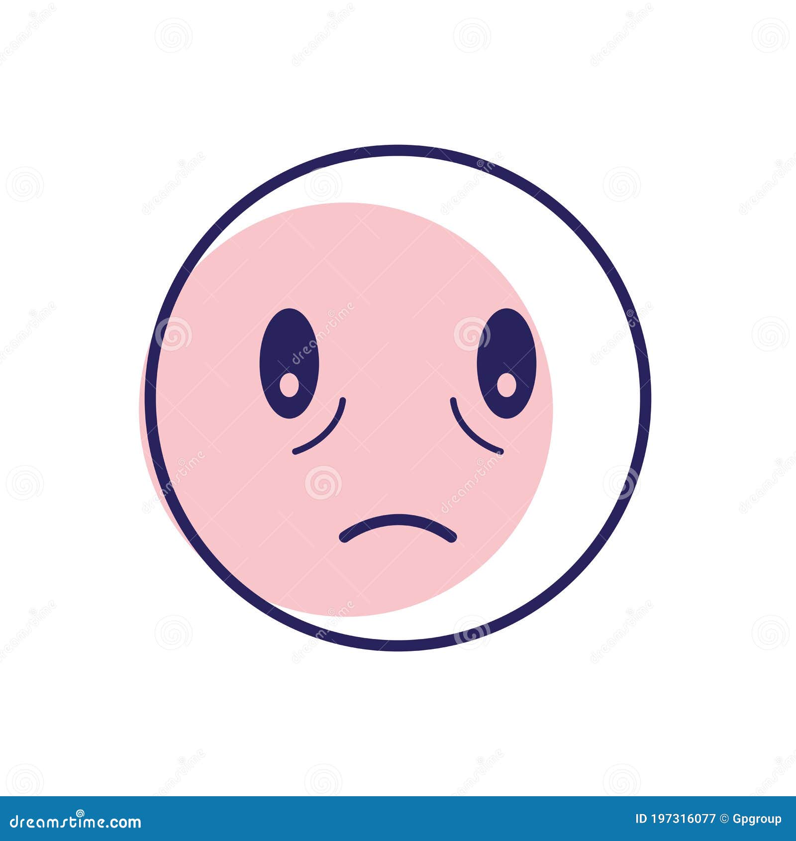 Emoji with Insomnia Line Style Icon Vector Design Stock Vector ...