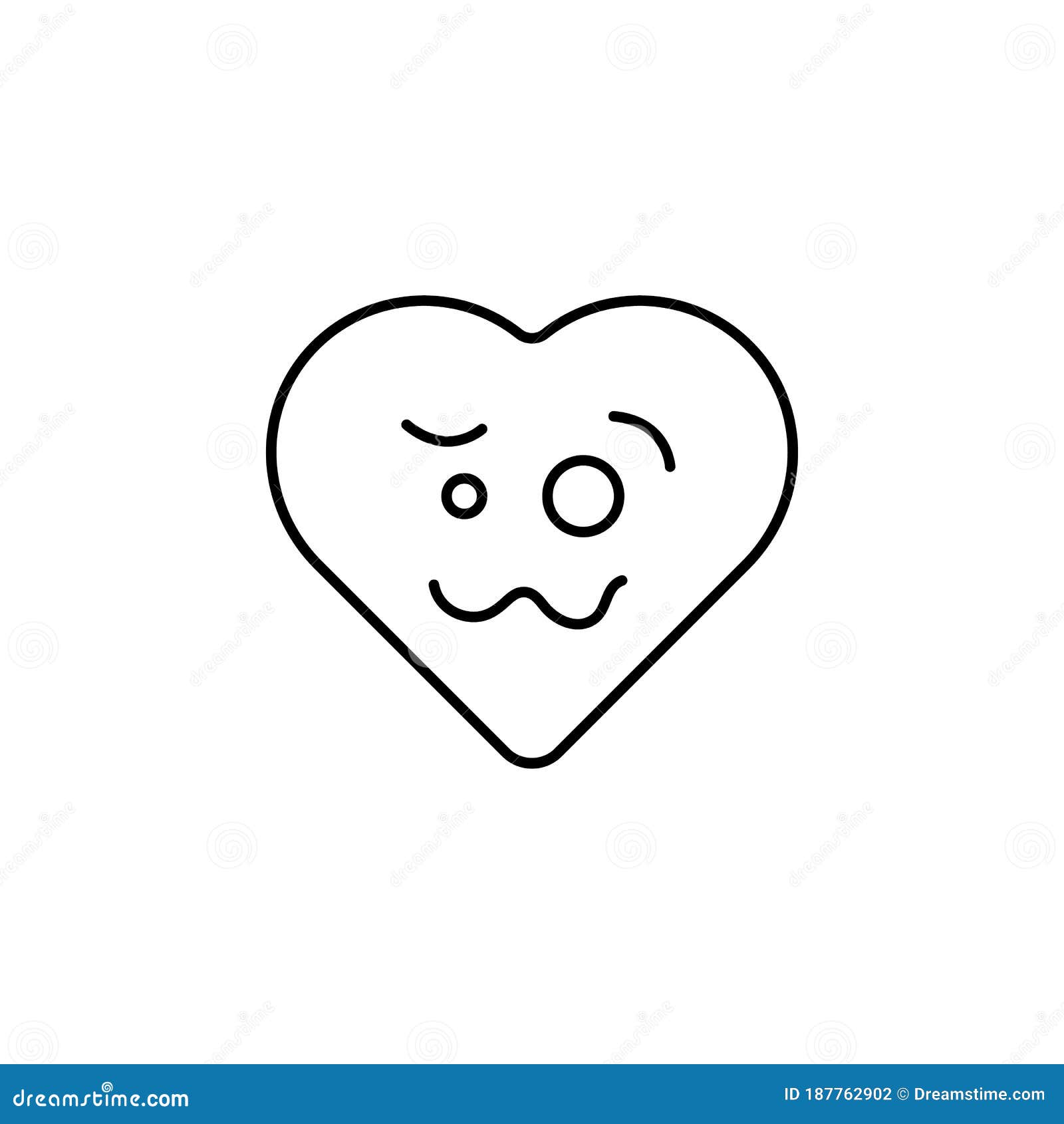 Nervous Icon Vector From Classics Collection. Thin Line Nervous Outline ...