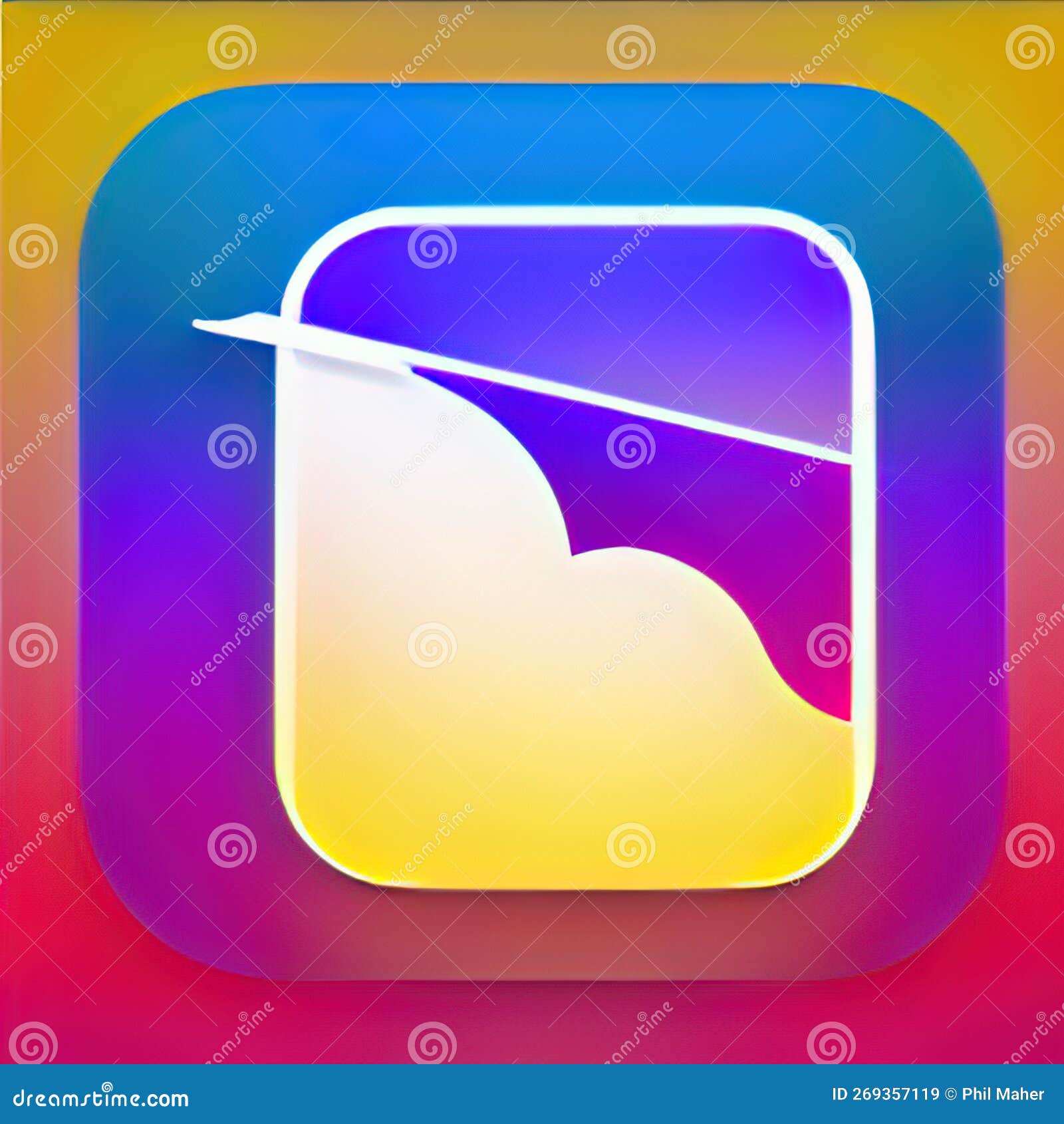 Emoji Software App Style Icon. Generative AI. Stock Illustration ...