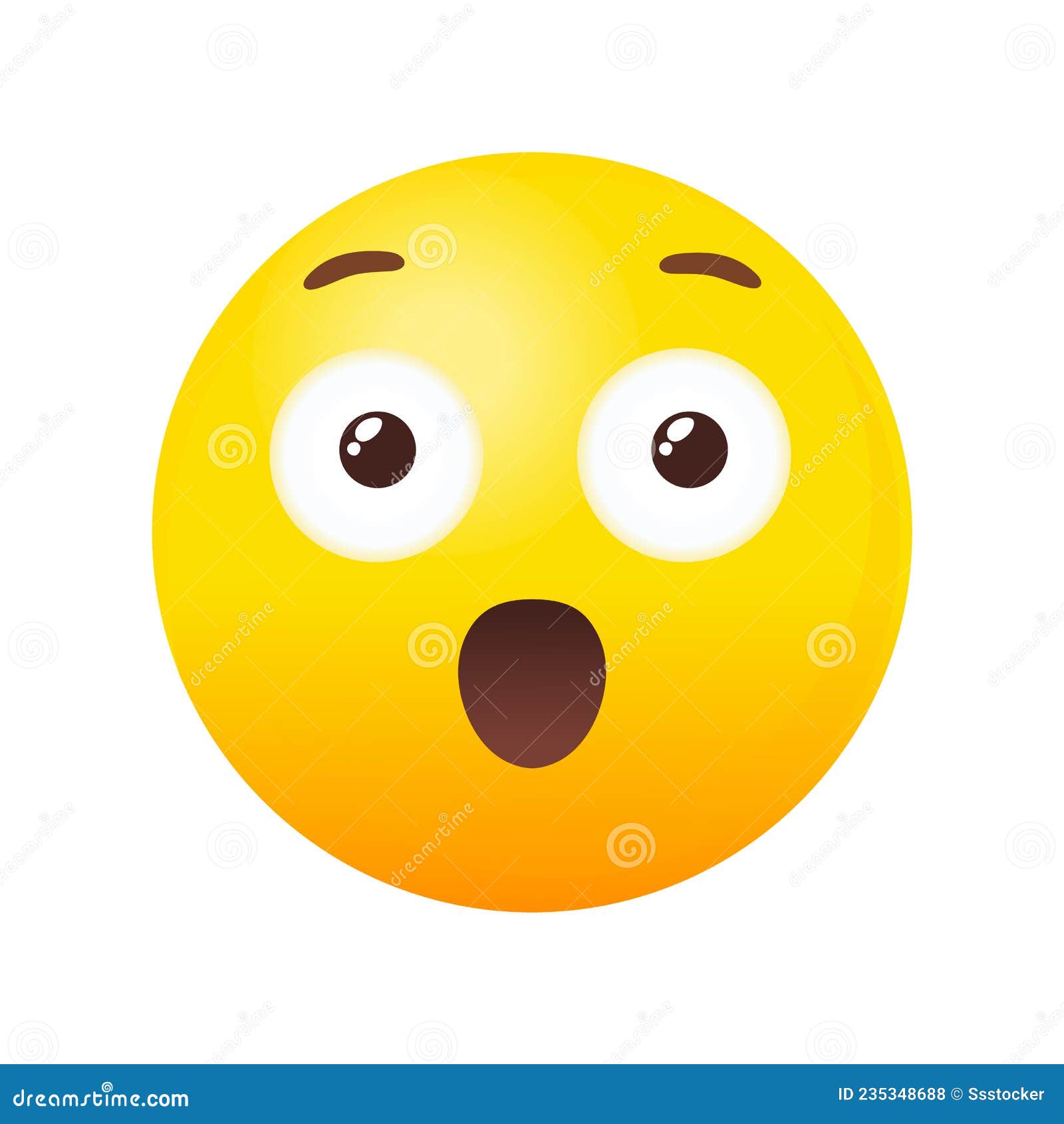 Emoji With Surprised Face, Open Mouth And Eyes With Sunglasses - Simple ...