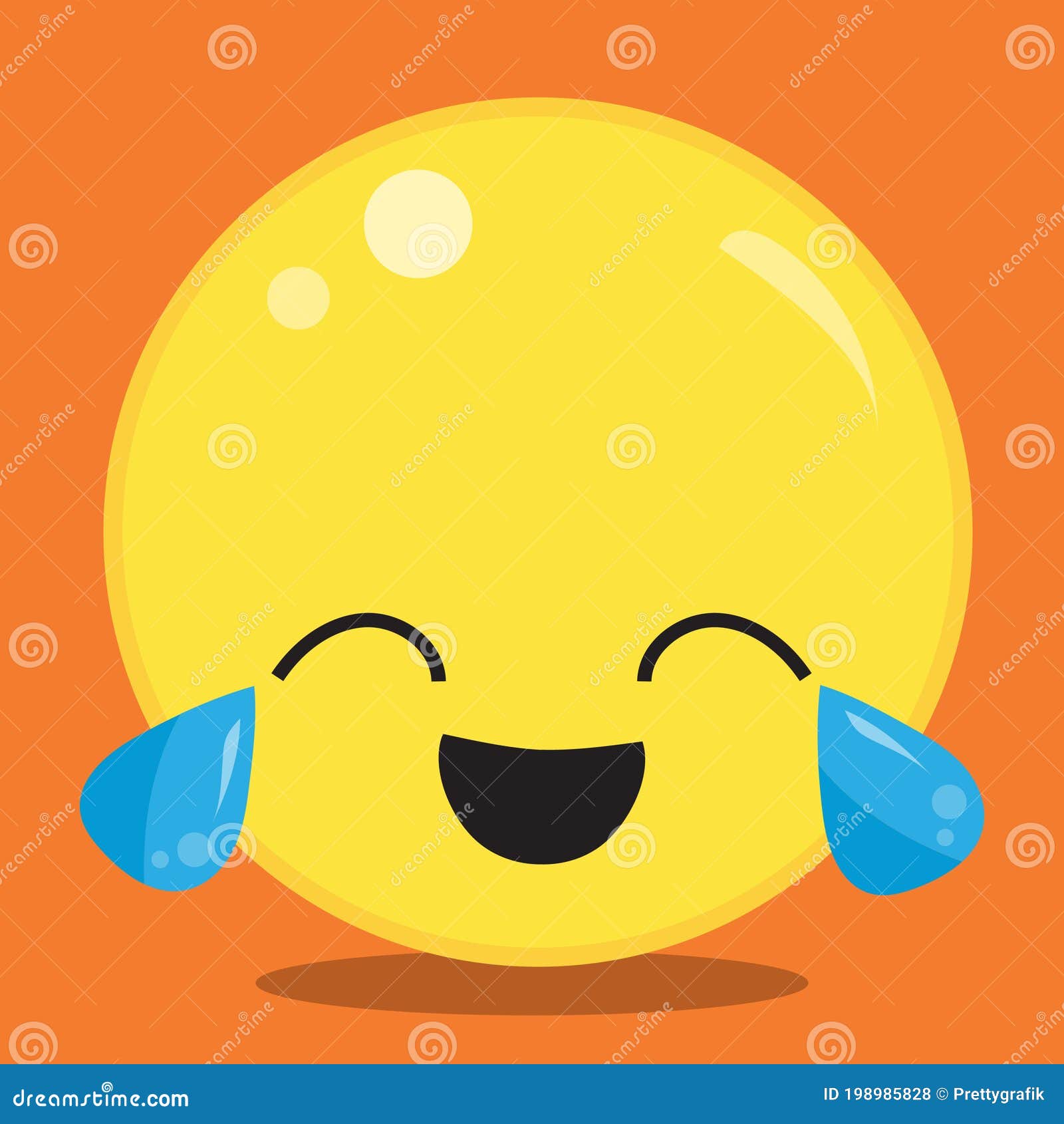 Emoji 09 stock vector. Illustration of cartoon, vector - 198985828