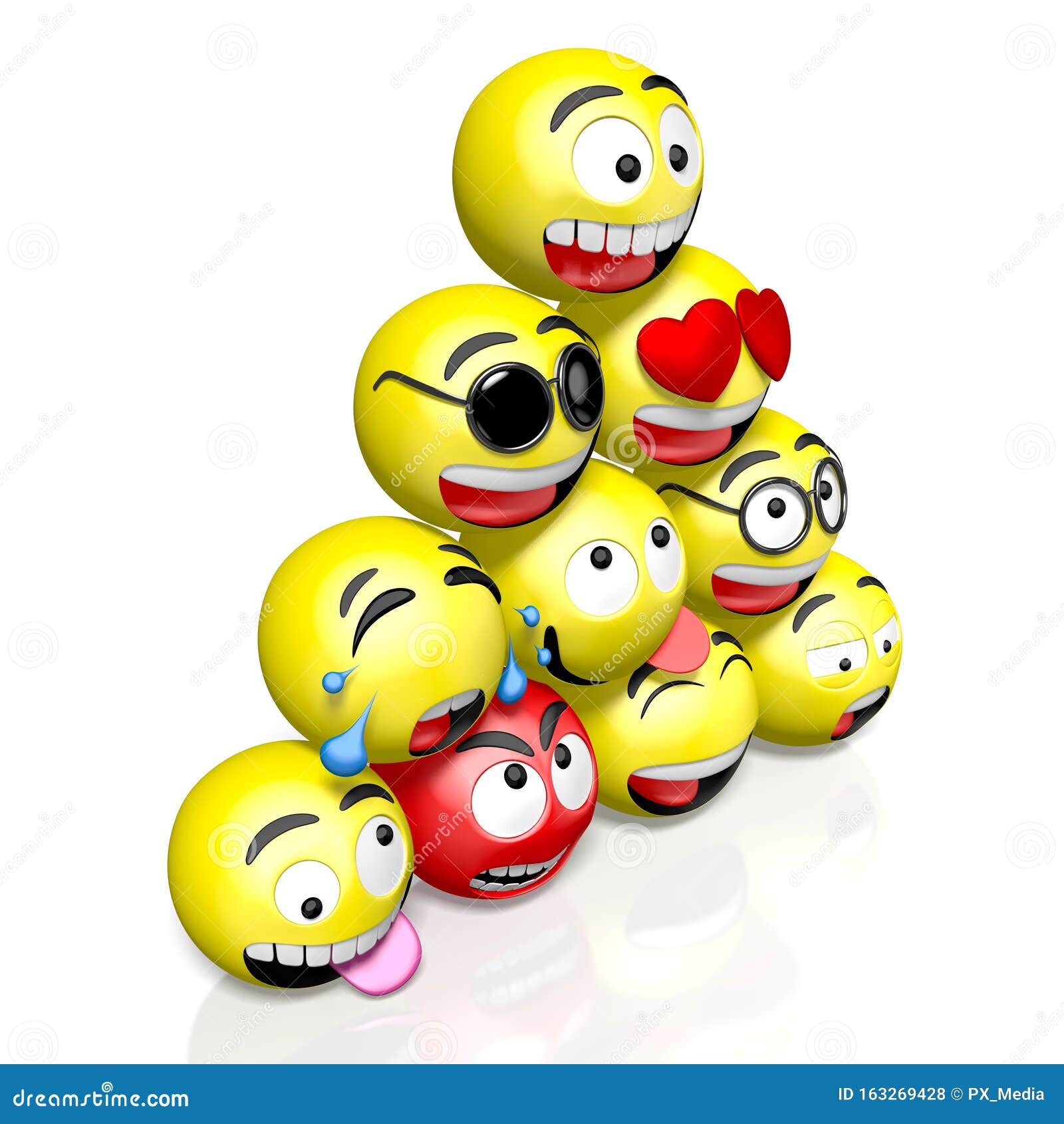 Emoji Of A Sad Pyramid, Vector Or Color Illustration | CartoonDealer ...