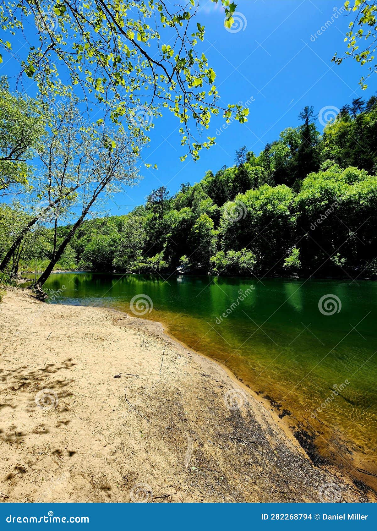 Emory River Nemo Access Nature Scenic Art Stock Photo - Image of nature ...
