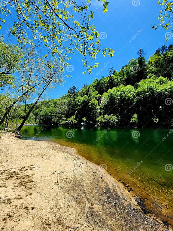 Emory River Nemo Access Nature Scenic Art Stock Photo - Image of nature ...
